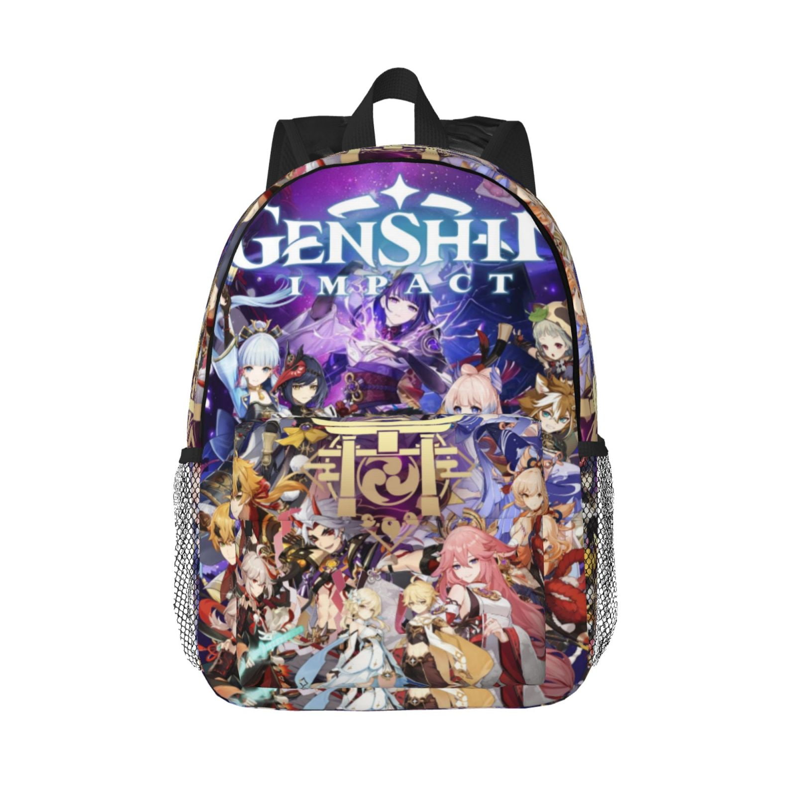 Genshin Impact Backpac Large Capacity Laptop Bags Lightweight Work ...