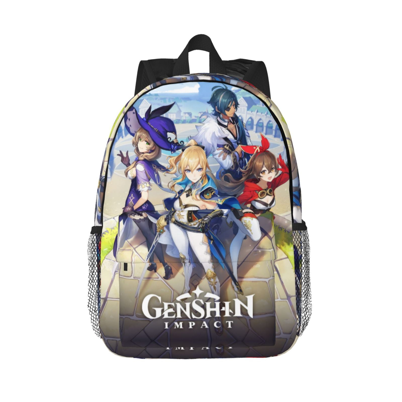 Genshin Impact Backpac Large Capacity Laptop Bags Lightweight Work ...