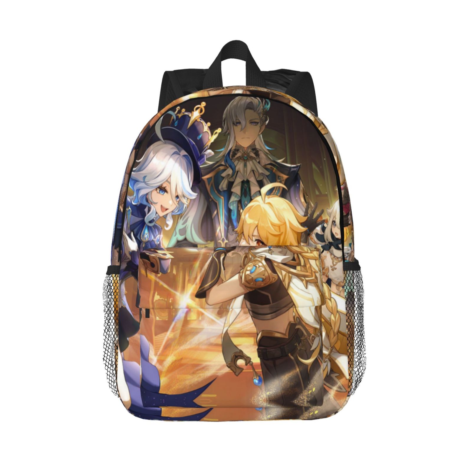 Genshin Impact Backpac Large Capacity Laptop Bags Lightweight Work ...