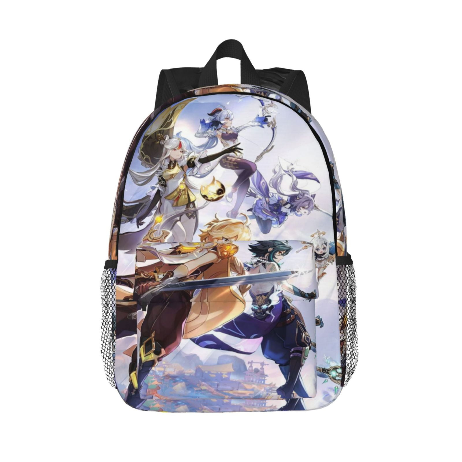Genshin Impact Backpac Large Capacity Laptop Bags Lightweight Work ...