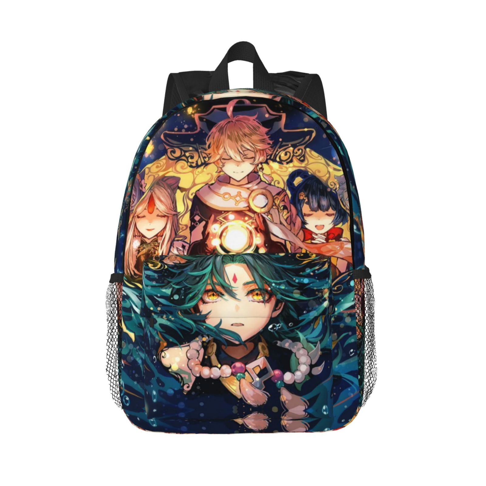 Genshin Impact Backpac Large Capacity Laptop Bags Lightweight Work ...