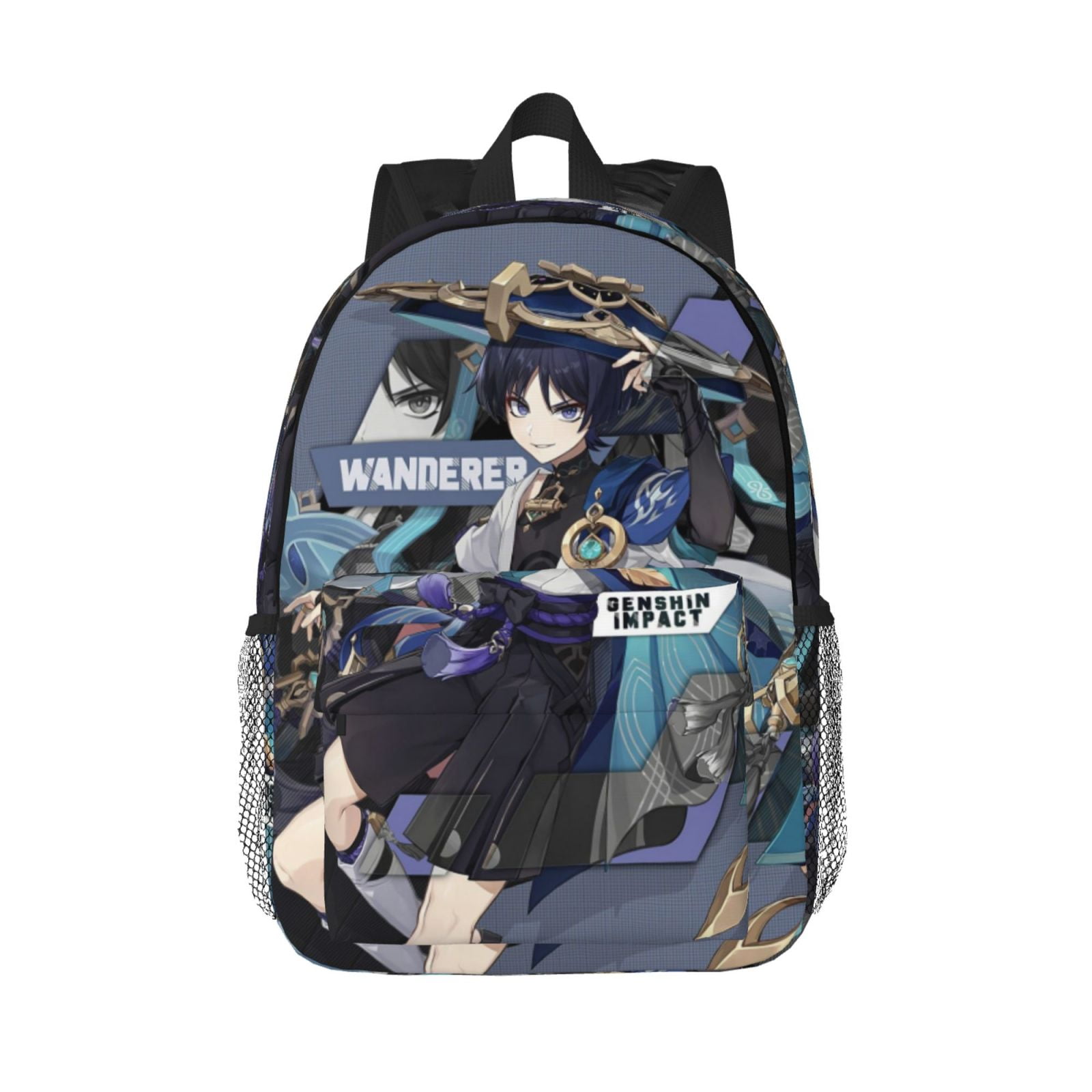 Genshin Impact Backpac Large Capacity Laptop Bags Lightweight Work ...