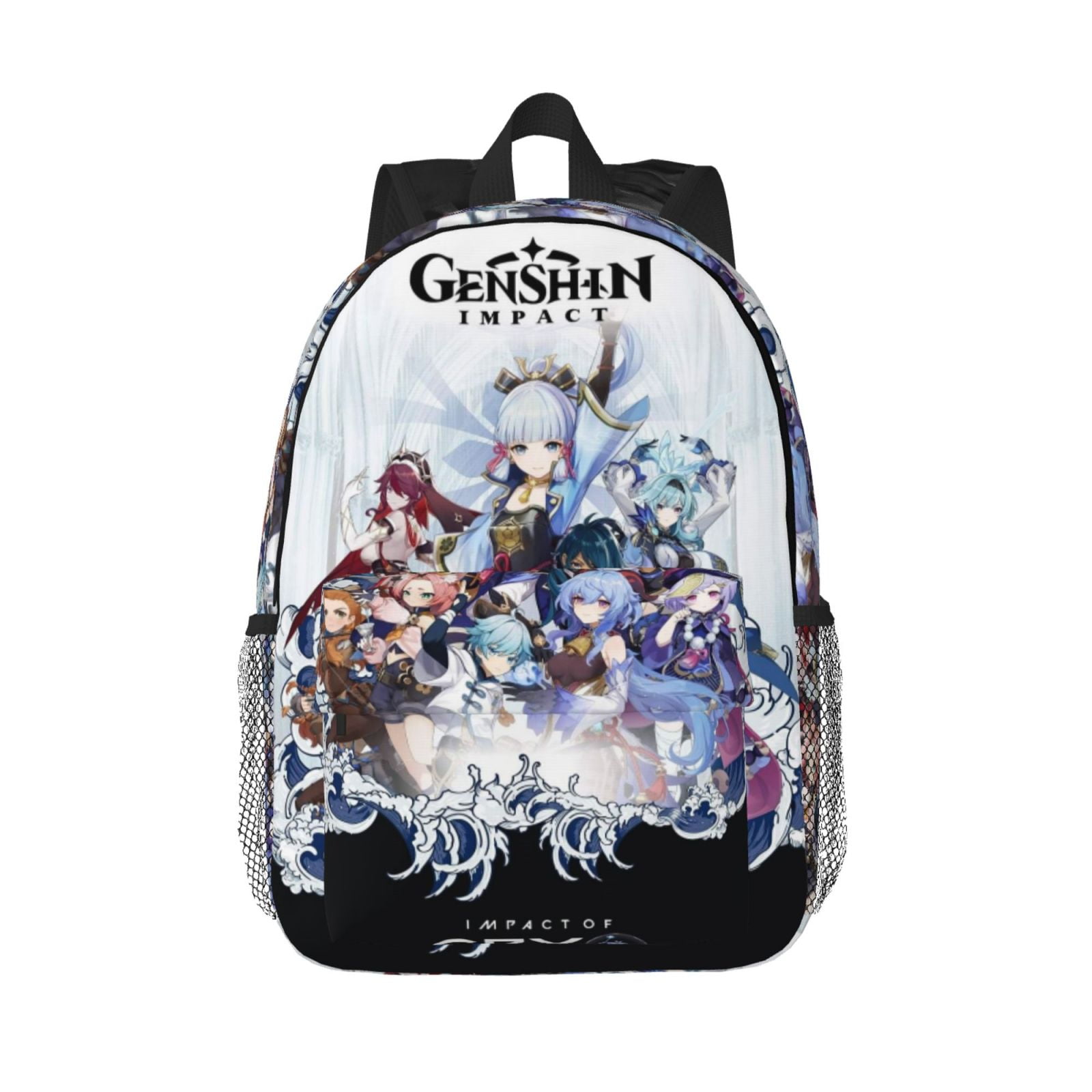 Genshin Impact Backpac Large Capacity Laptop Bags Lightweight Work ...