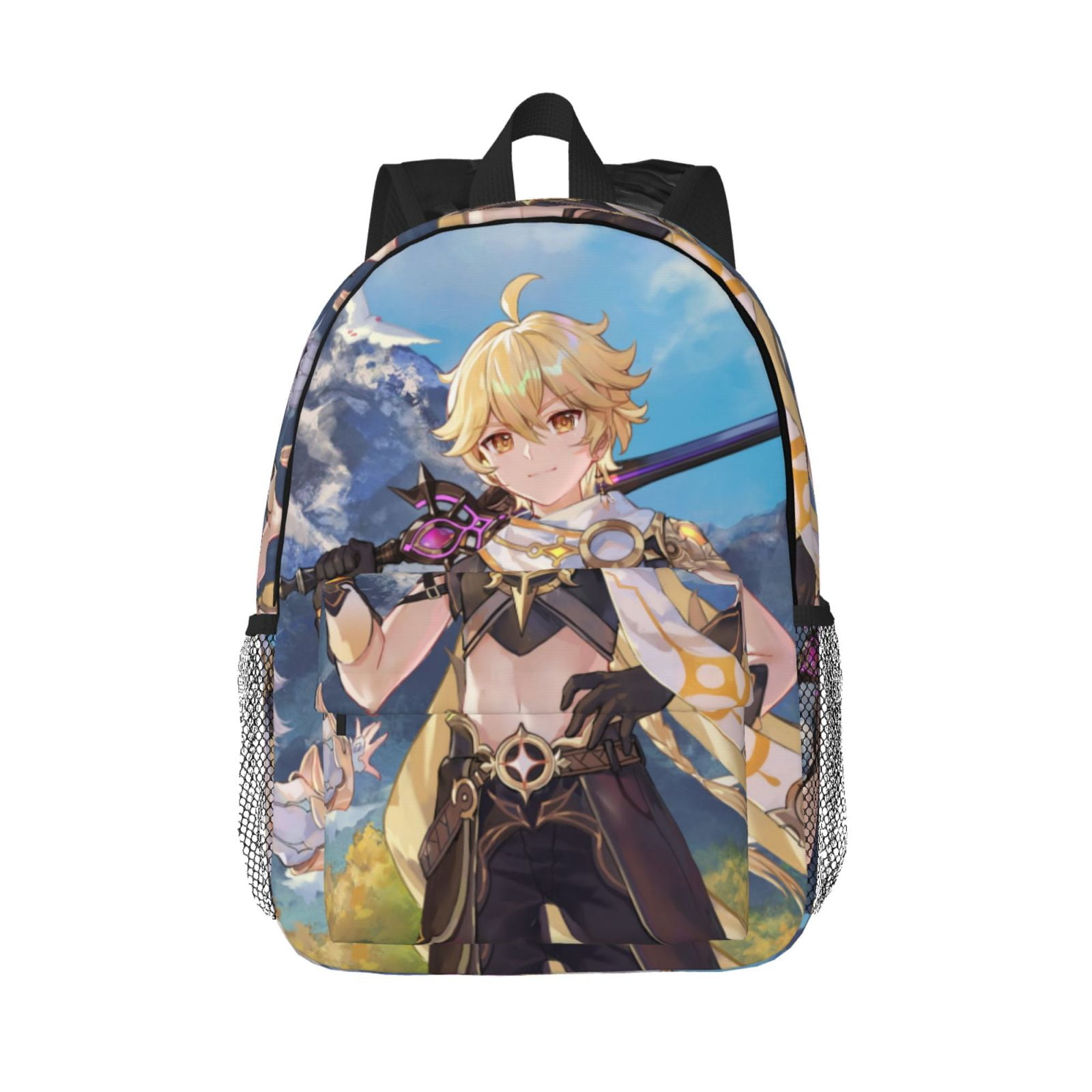 Genshin Impact Backpac Large Capacity Laptop Bags Lightweight Work ...