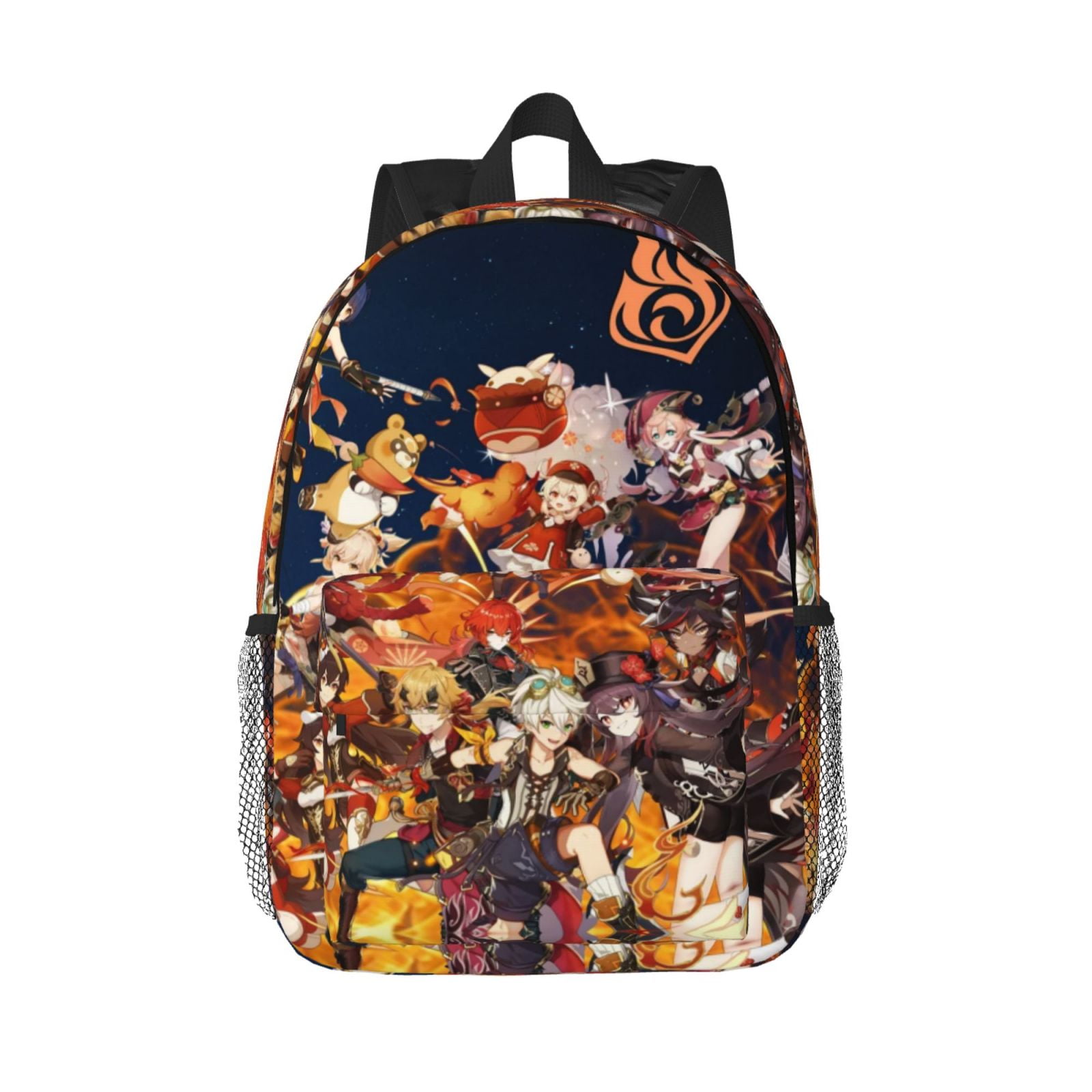 Genshin Impact Backpac Large Capacity Laptop Bags Lightweight Work ...