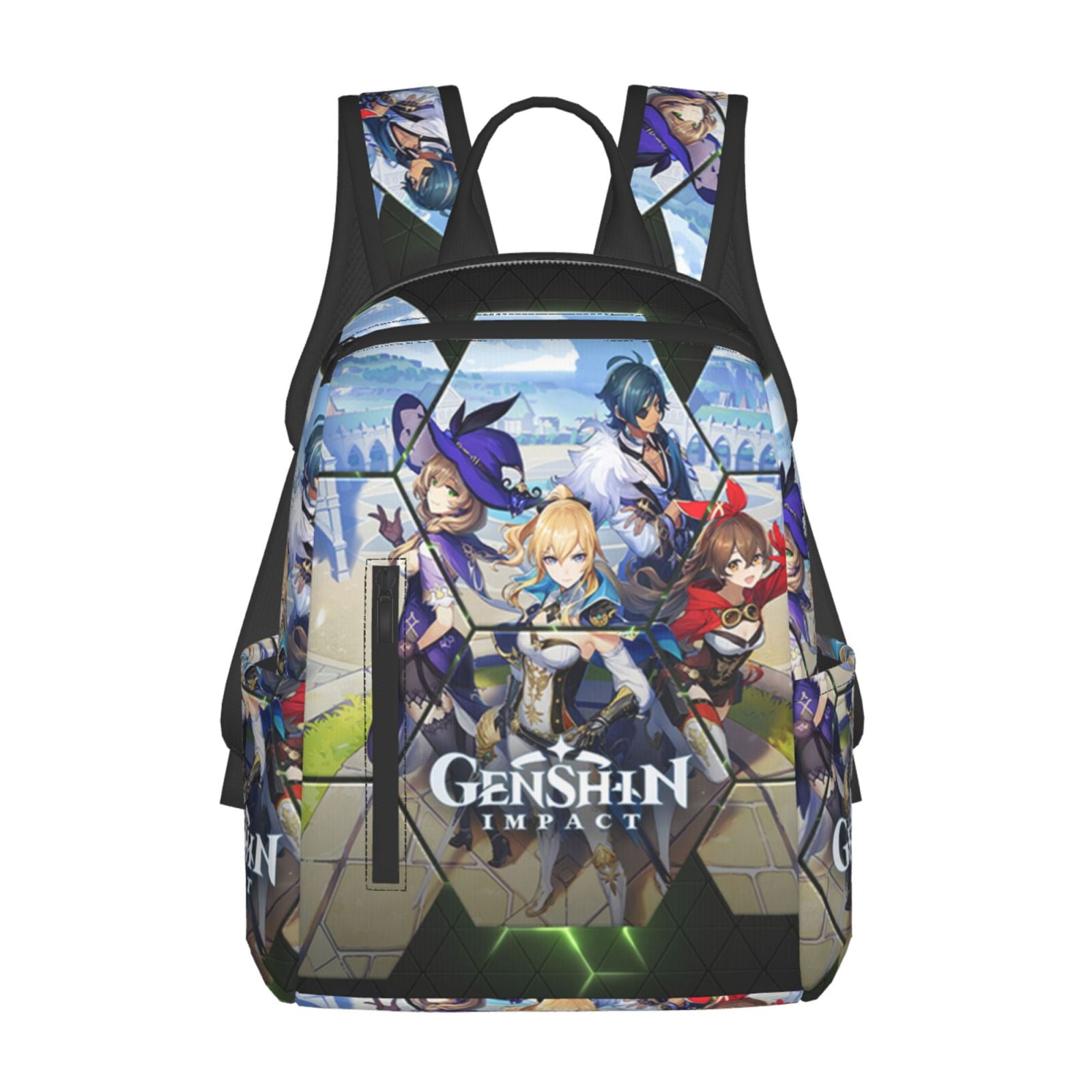 Genshin Impact Bag Lightweight Backpack Simple Daypack Casual Compact ...