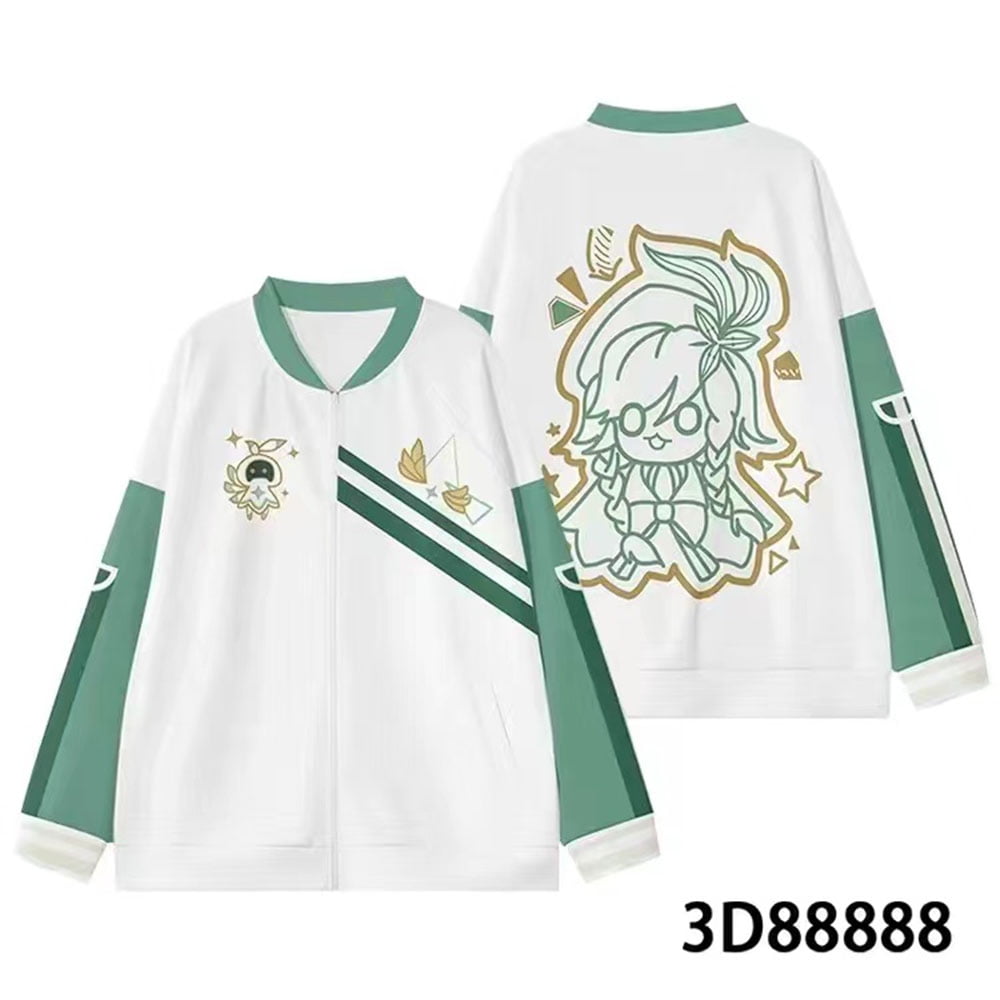 Genshin Impact Barbatos Venti Jacket Hoodies New Logo Women/Men Winter ...