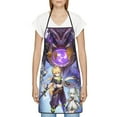 Genshin Impact Bib Apron With Pockets, Cooking Kitchen Chef Apron For ...
