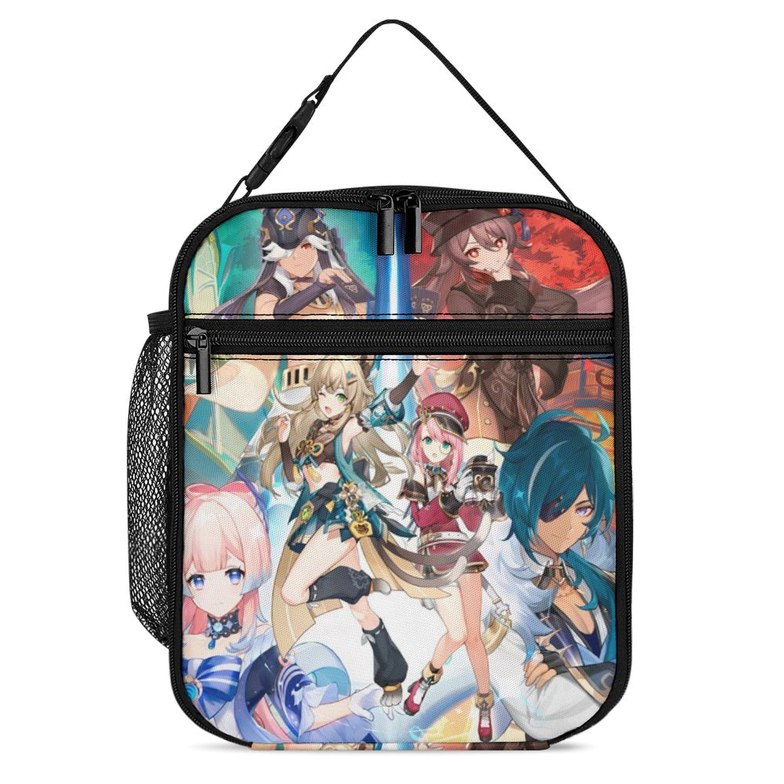 Genshin Impact Cute Lunch Bag Insulated Portable Lunch Box Cooler Bag ...
