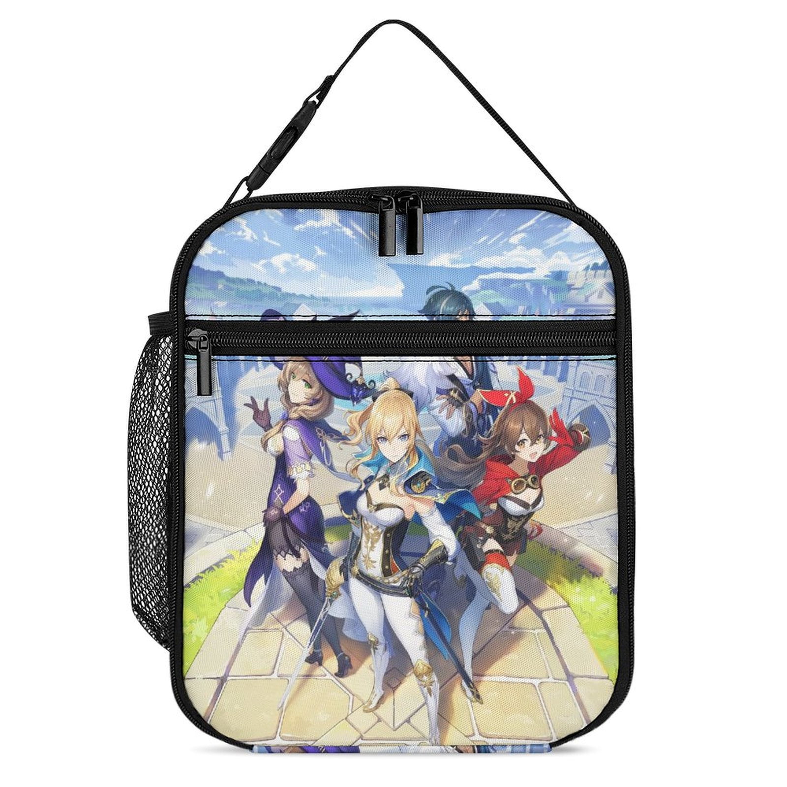 Genshin Impact Cute Lunch Bag Insulated Portable Lunch Box Cooler Bag ...