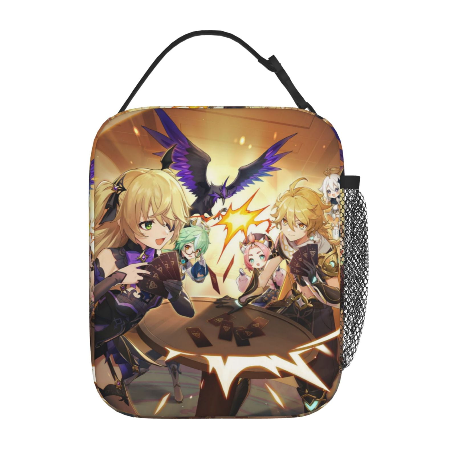 Genshin Impact Lunch Bag Insulated Tote Cooler Small Lunch Box Reusable ...