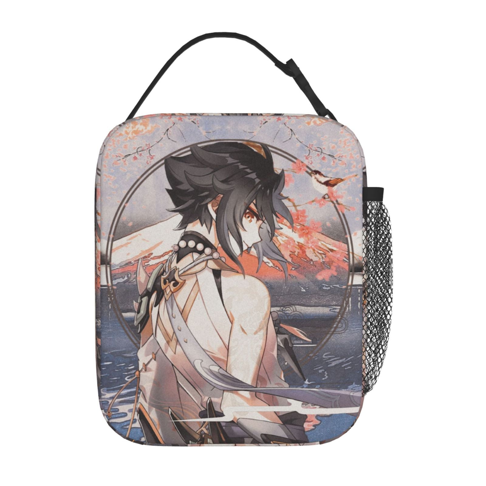 Genshin Impact Lunch Bag Insulated Tote Cooler Small Lunch Box Reusable ...