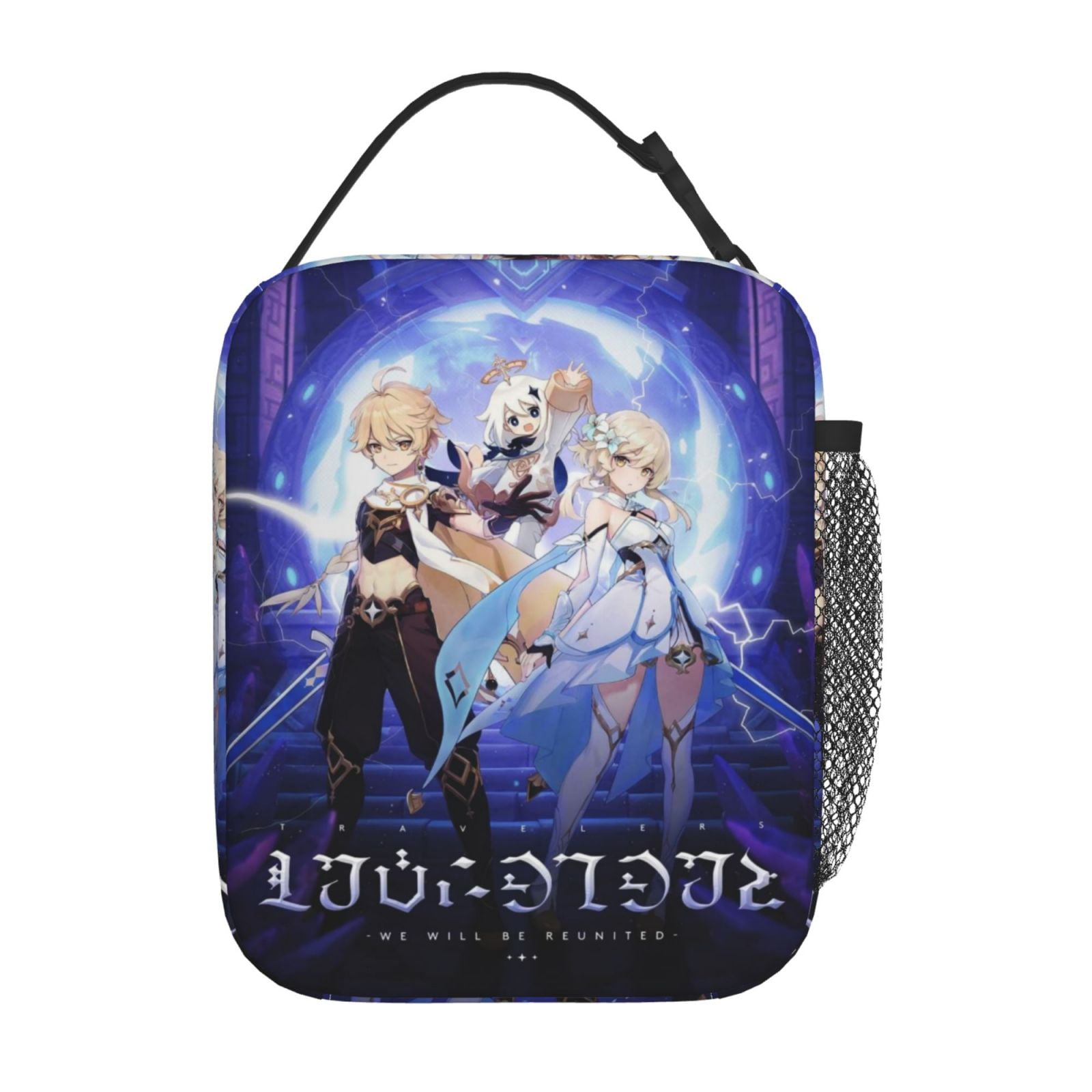 Genshin Impact Lunch Bag Insulated Tote Cooler Small Lunch Box Reusable ...