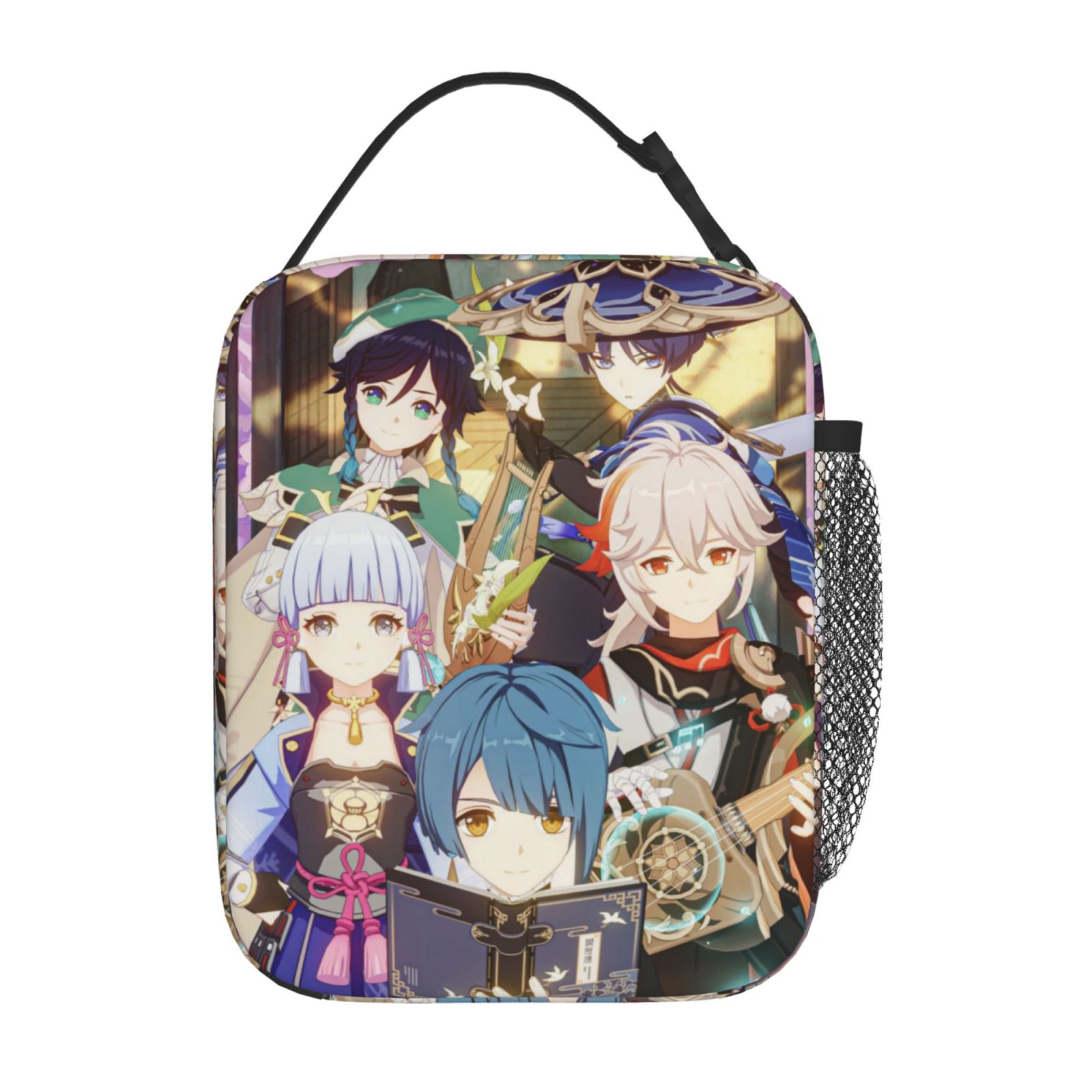 Genshin Impact Lunch Bag Insulated Tote Cooler Small Lunch Box Reusable ...