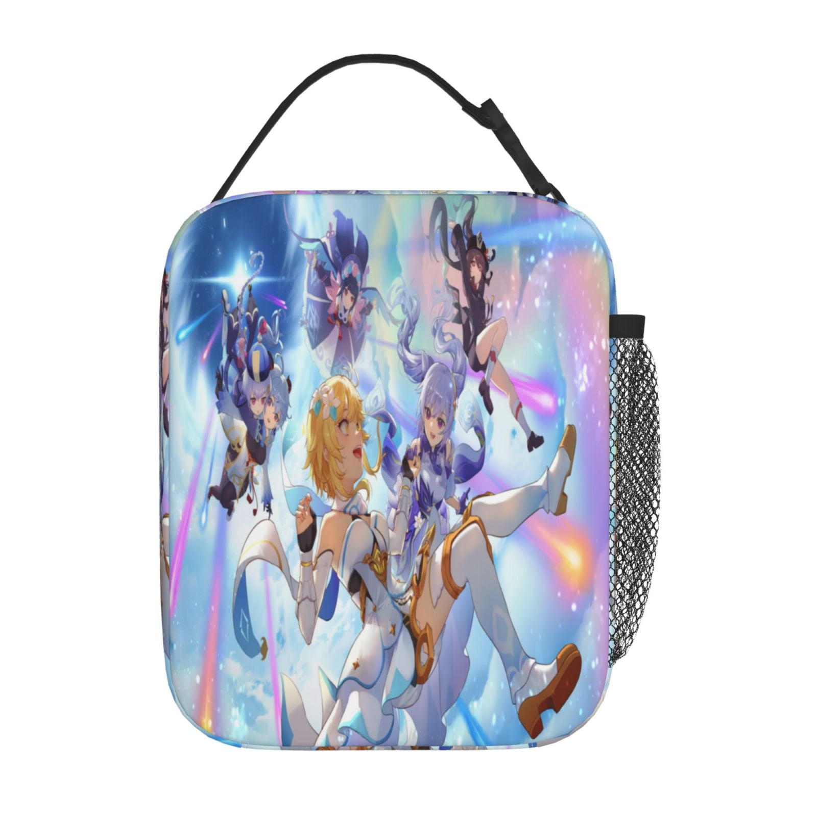 Genshin Impact Lunch Bag Insulated Tote Cooler Small Lunch Box Reusable ...