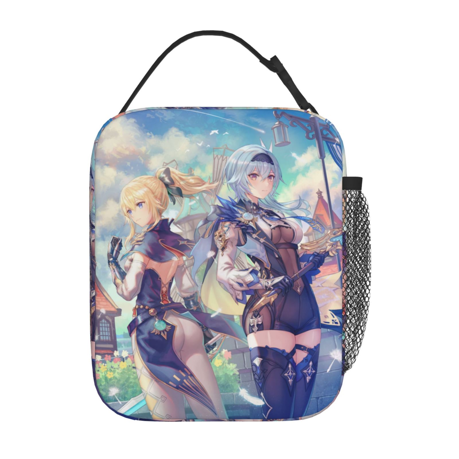 Genshin Impact Lunch Bag Insulated Tote Cooler Small Lunch Box Reusable ...