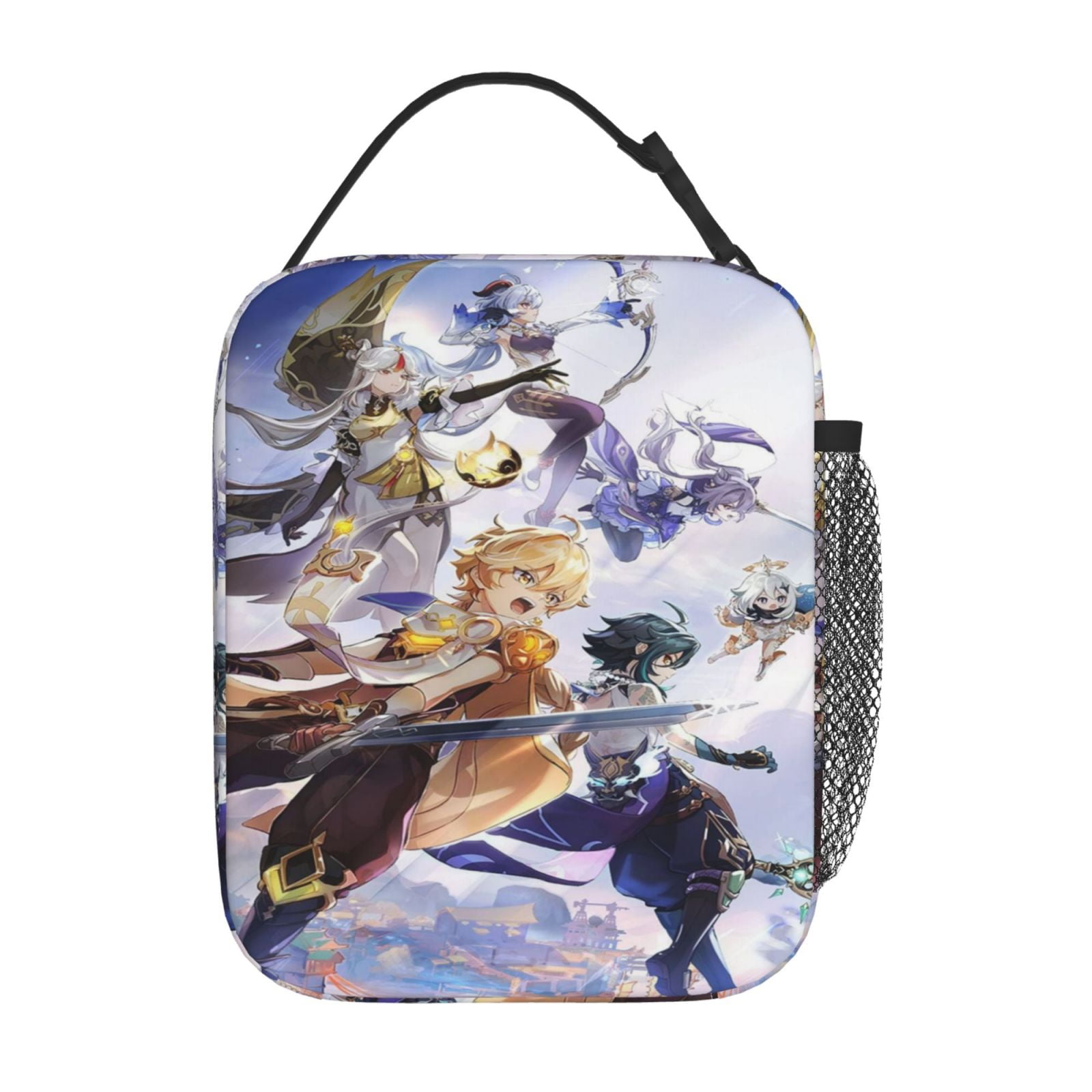 Genshin Impact Lunch Bag Insulated Tote Cooler Small Lunch Box Reusable ...