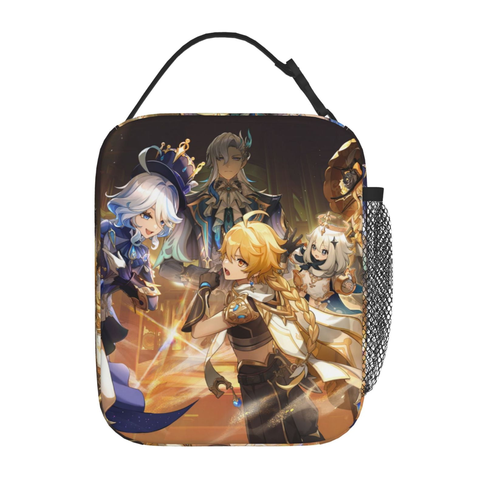 Genshin Impact Lunch Bag Insulated Tote Cooler Small Lunch Box Reusable ...