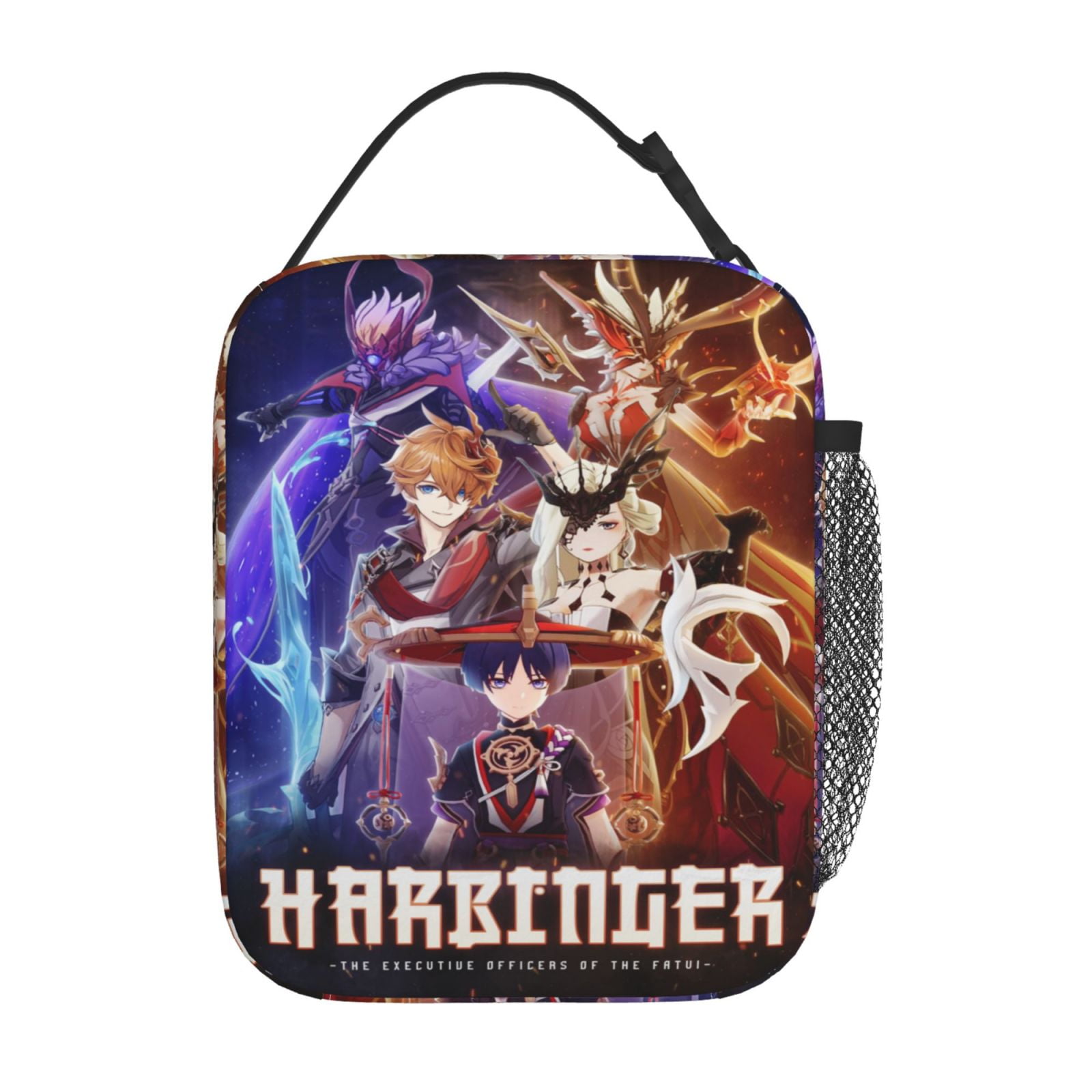 Genshin Impact Lunch Bag Insulated Tote Cooler Small Lunch Box Reusable ...