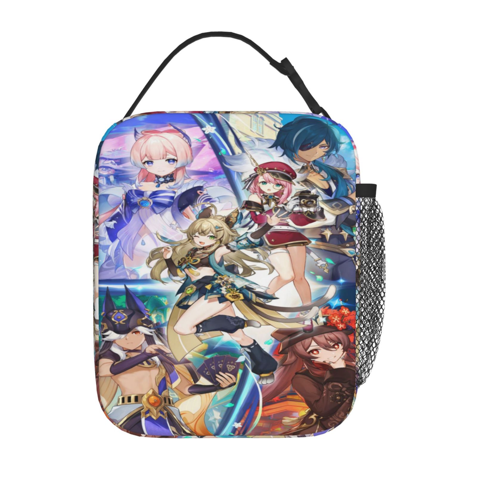 Genshin Impact Lunch Bag Insulated Tote Cooler Small Lunch Box Reusable ...