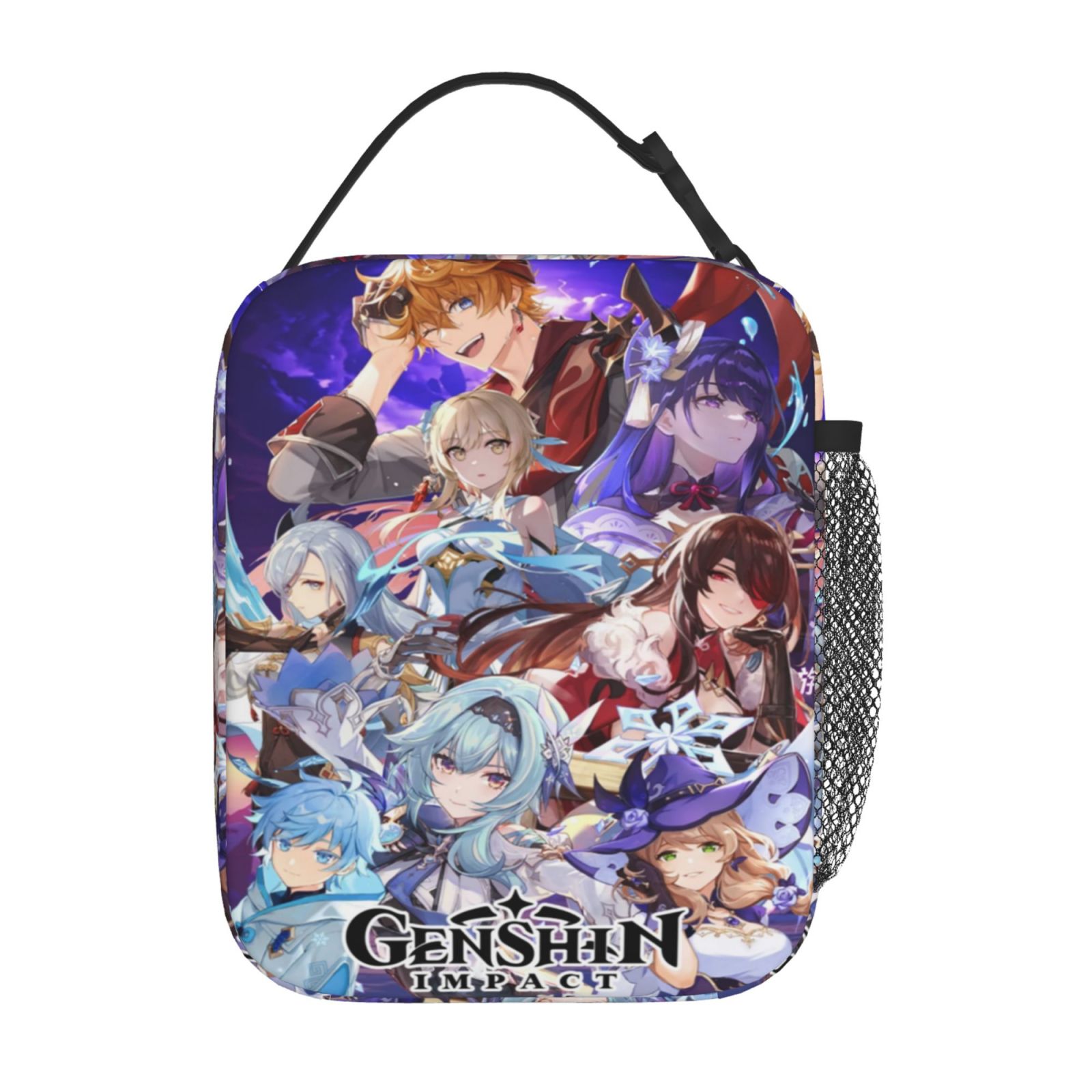 Genshin Impact Lunch Bag Insulated Tote Cooler Small Lunch Box Reusable ...