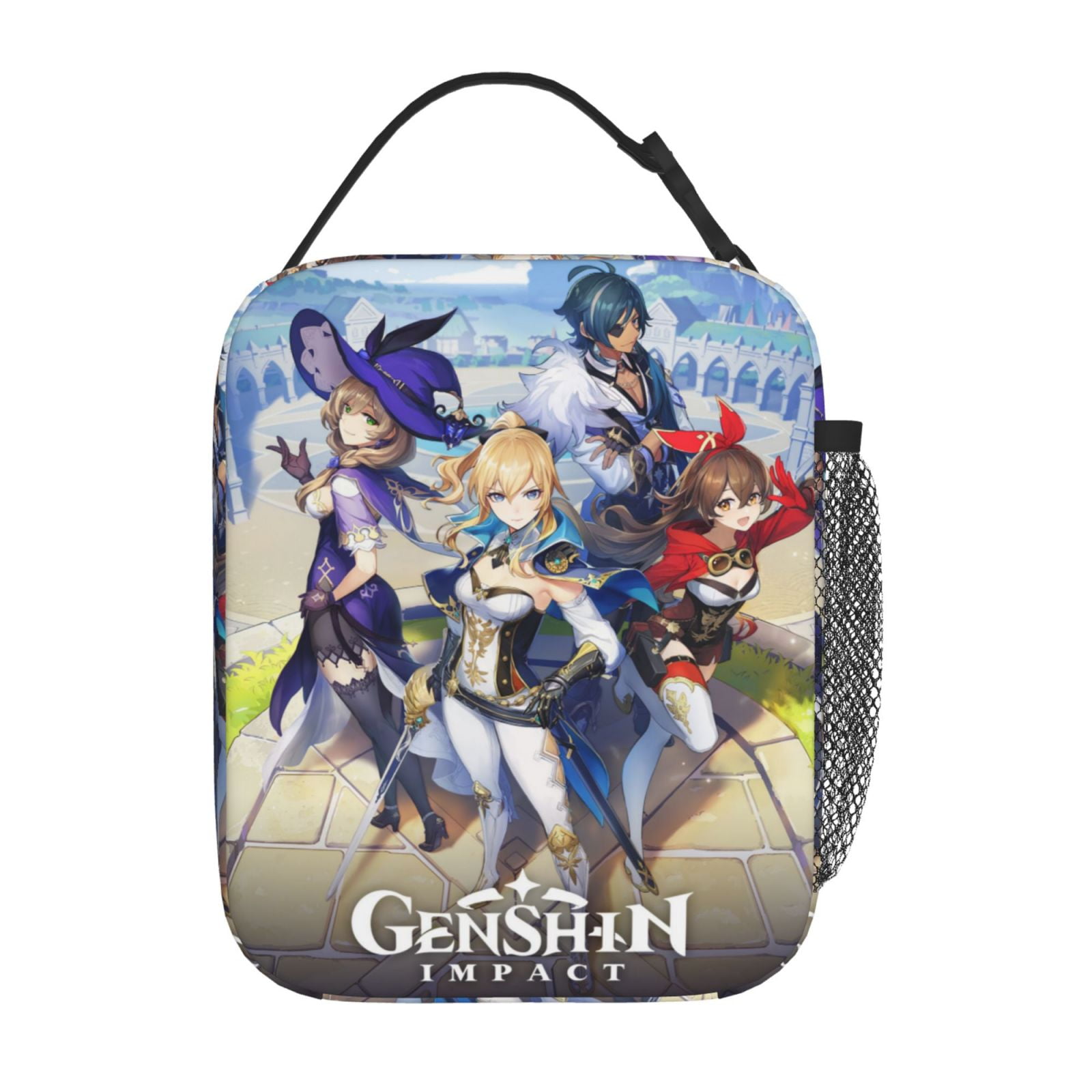 Genshin Impact Lunch Bag Insulated Tote Cooler Small Lunch Box Reusable ...
