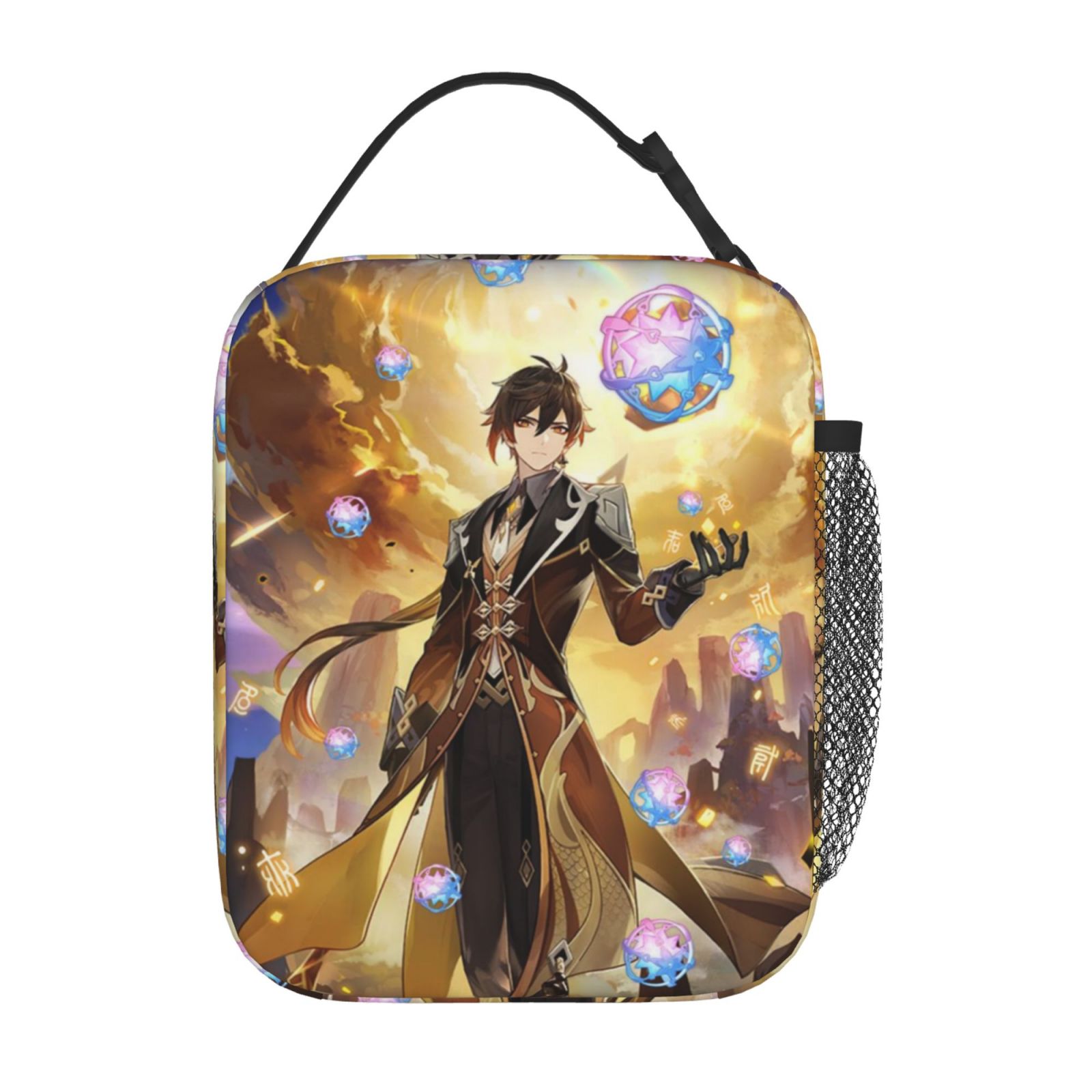 Genshin Impact Lunch Bag Insulated Tote Cooler Small Lunch Box Reusable ...