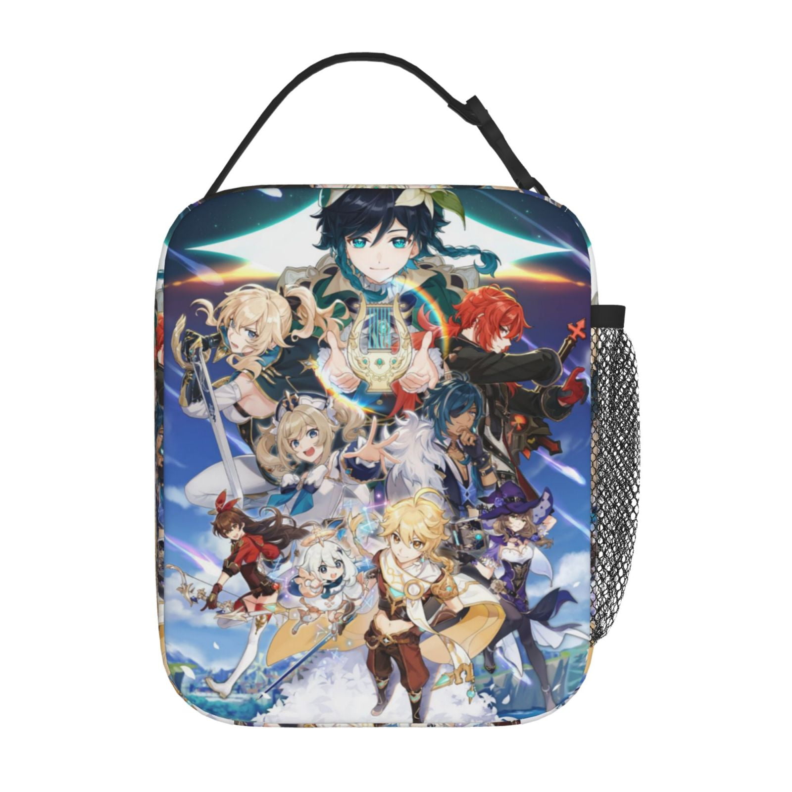Genshin Impact Lunch Bag Insulated Tote Cooler Small Lunch Box Reusable ...