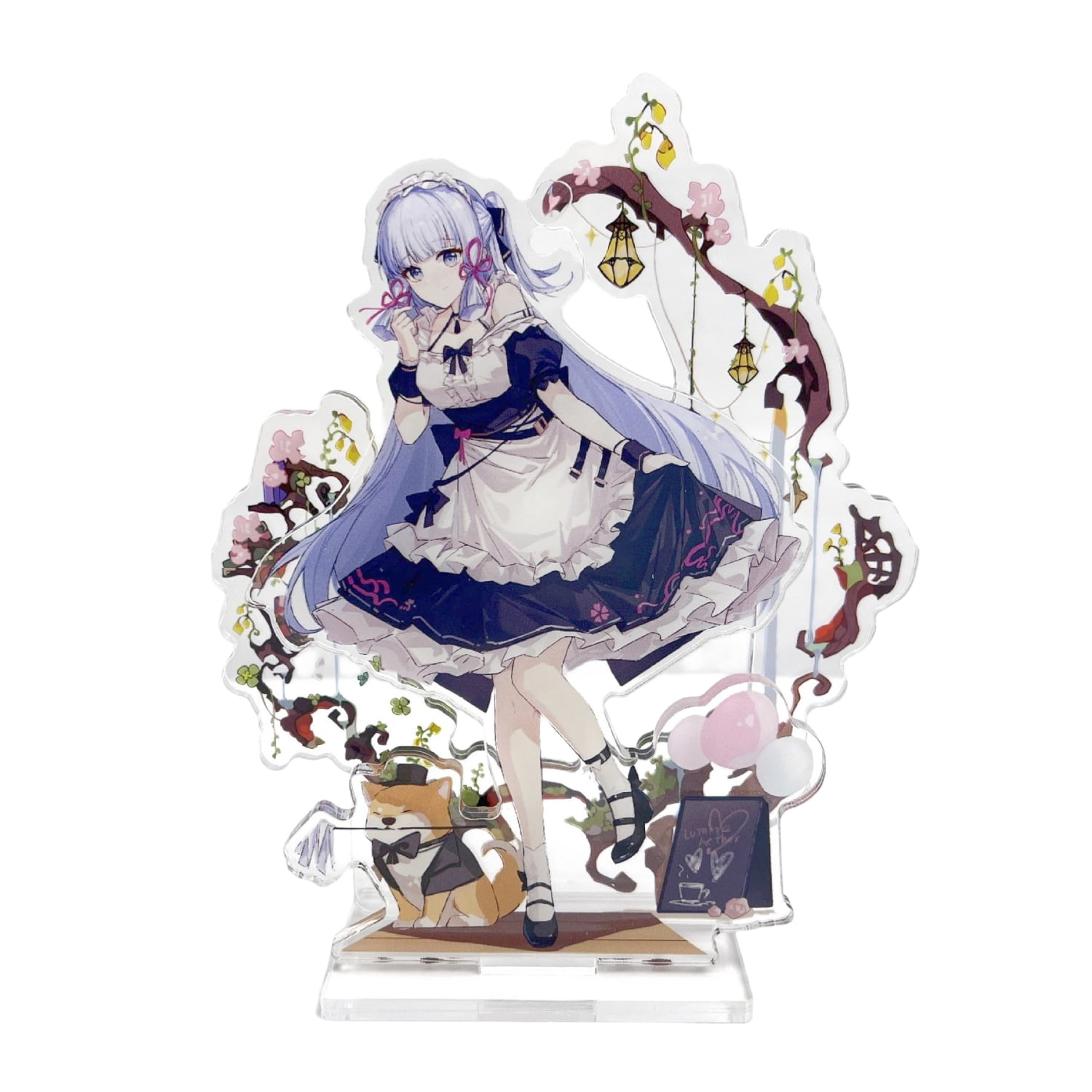 Genshin Impact Figure Acrylic Stand Beautiful Double Layer Standee 5.9 ...