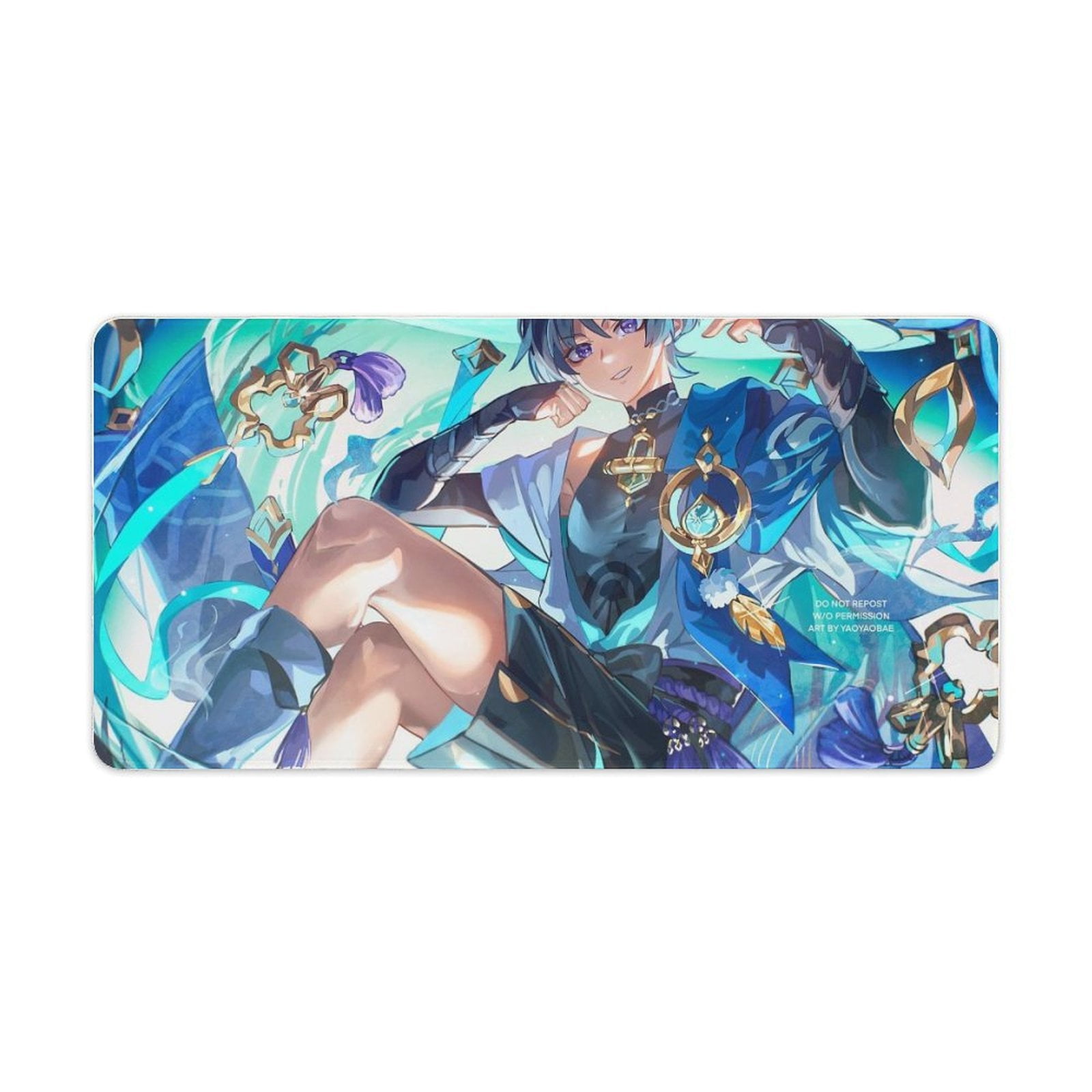 Genshin Impact Gaming Mouse Mat Large Mouse Mat Extended Mouse Pad Desk ...