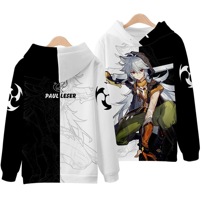 Genshin Impact Hoodies Nahida Hooded Sweatshirt 3d Long Sleeve ...
