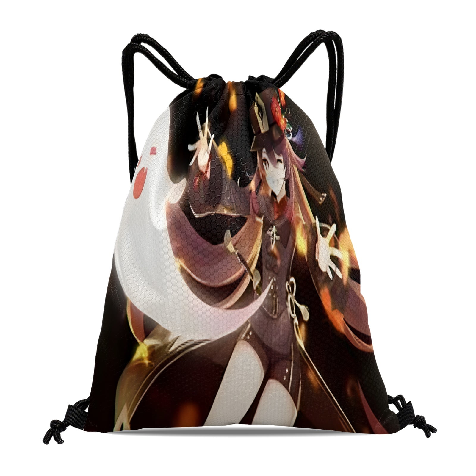 Genshin Impact Hu Tao canvas Tote Bag for Women Aesthetic Cute Cat ...