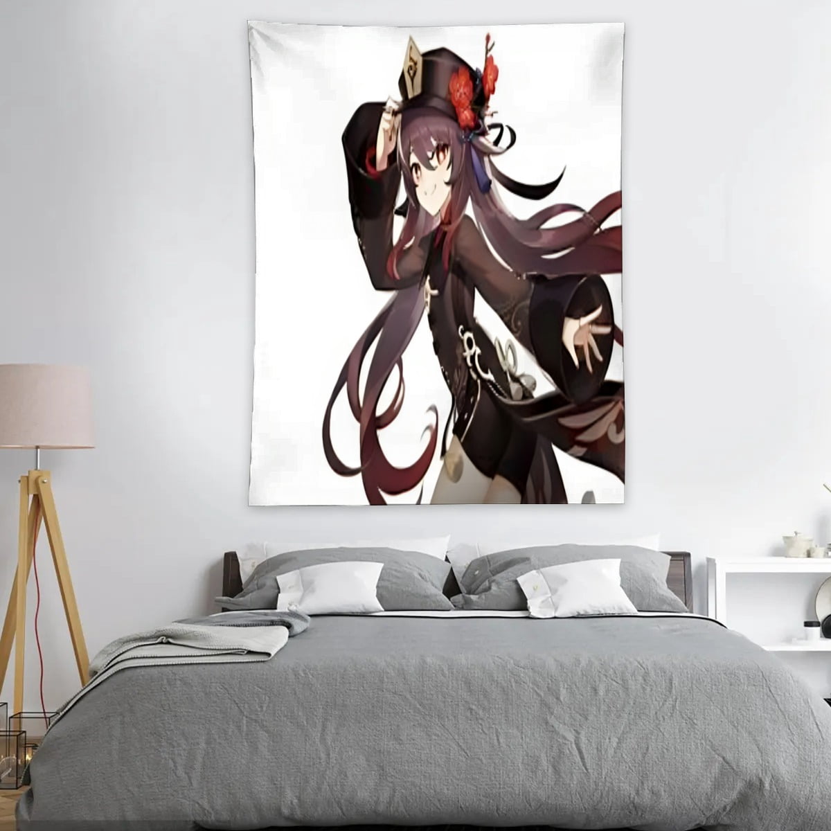 Genshin Impact Hu Tao tapestry adds vibrant color and unique style to ...