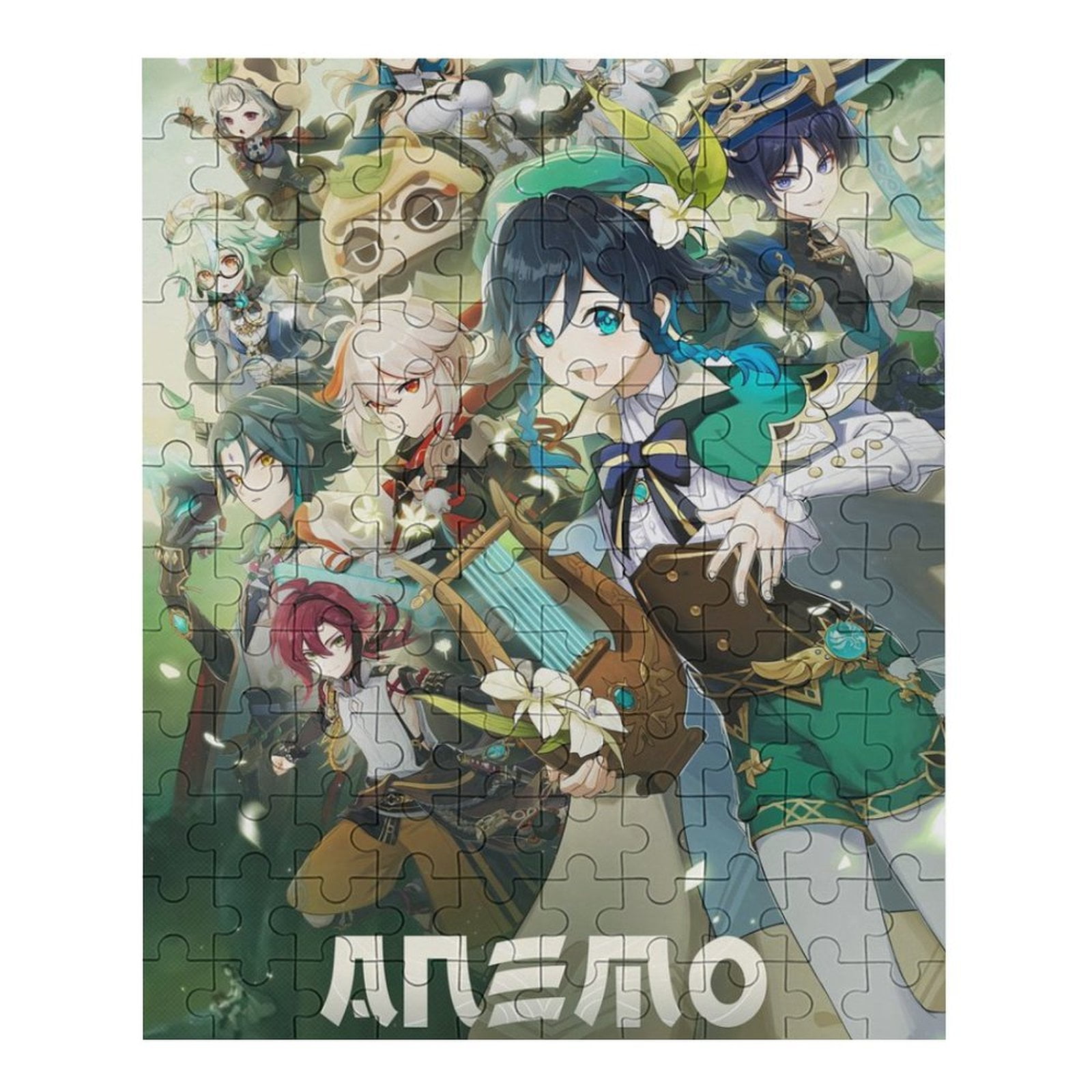 Genshin Impact Jigsaw Puzzle, Wood Puzzles Adult, 120 PCS Jigsaw Puzzle ...