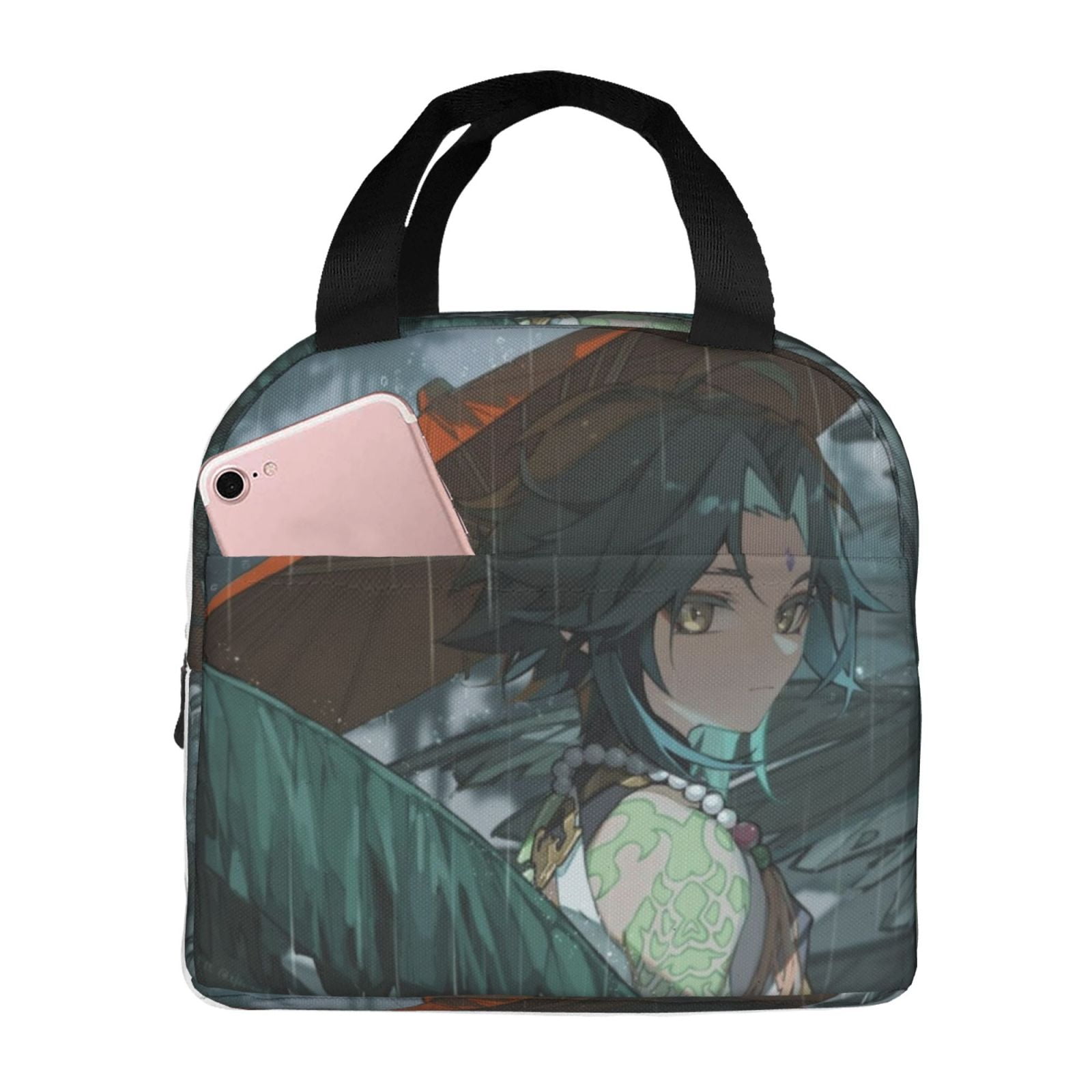 Genshin Impact Lunch Bag, Insulated Lunch Box Large Capacity Reusable ...