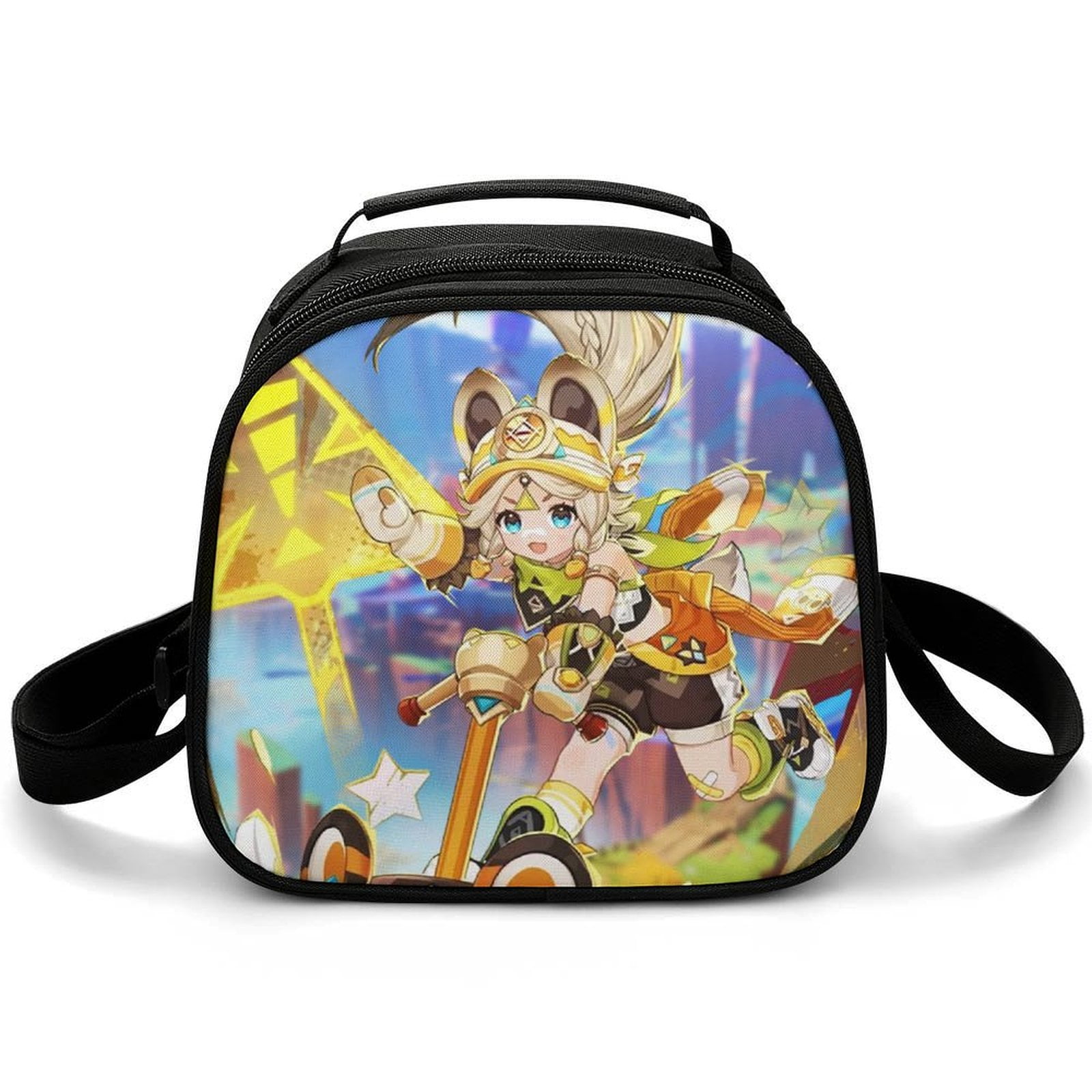 Genshin Impact Lunch Bag, Insulated Lunch Box Large Capacity Reusable ...