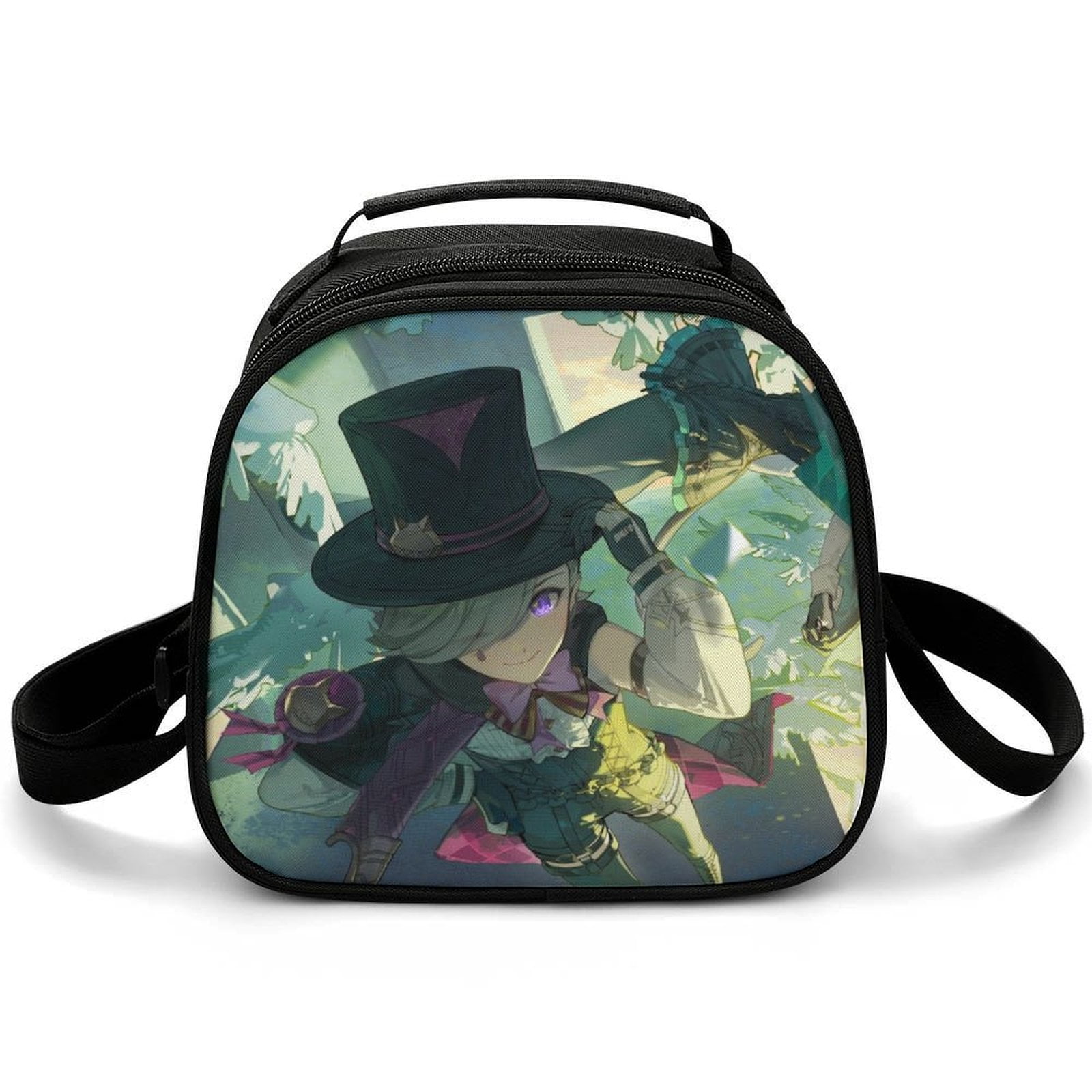 Genshin Impact Lunch Bag, Insulated Lunch Box Large Capacity Reusable ...