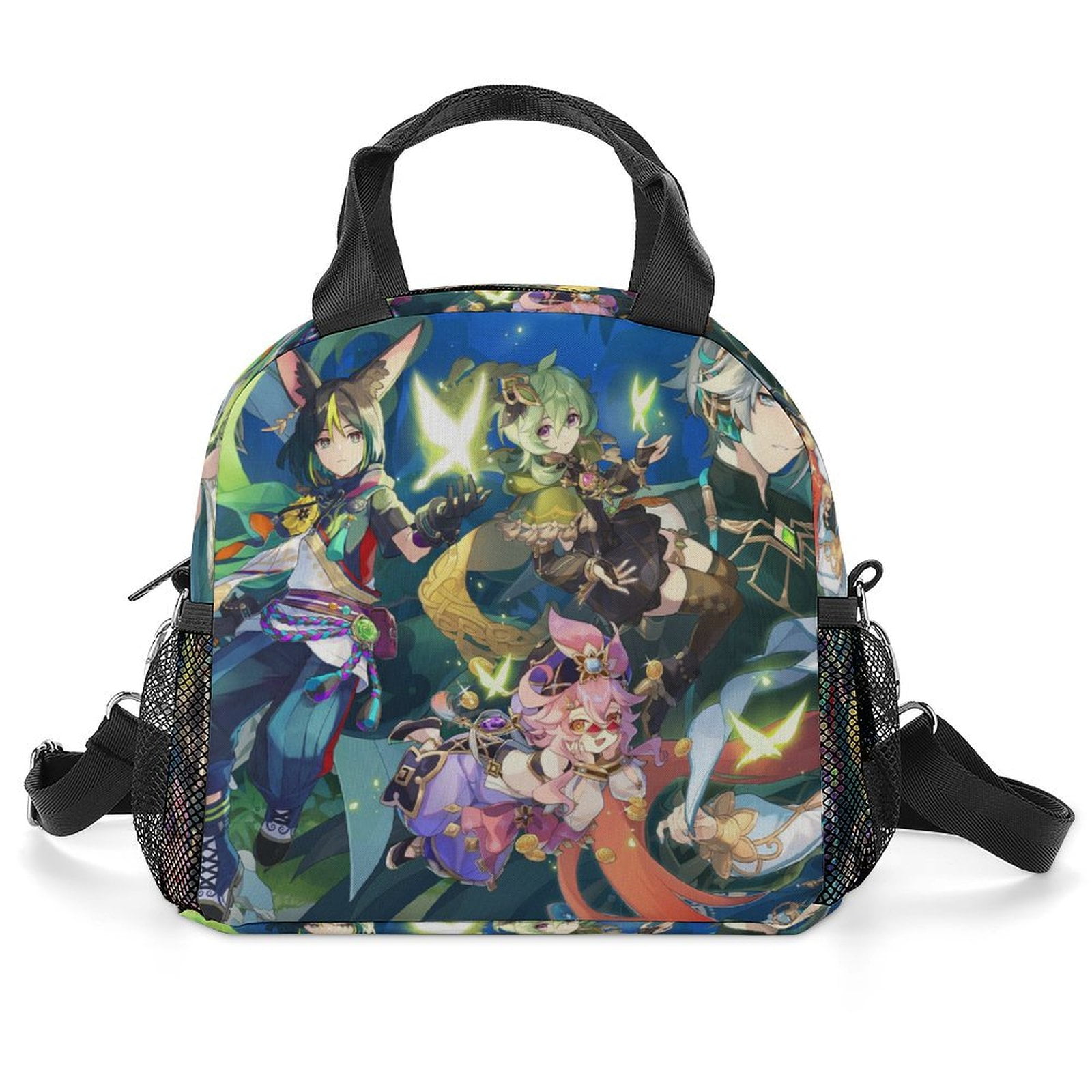 Genshin Impact Lunch Bag, Insulated Lunch Box Large Capacity Reusable ...
