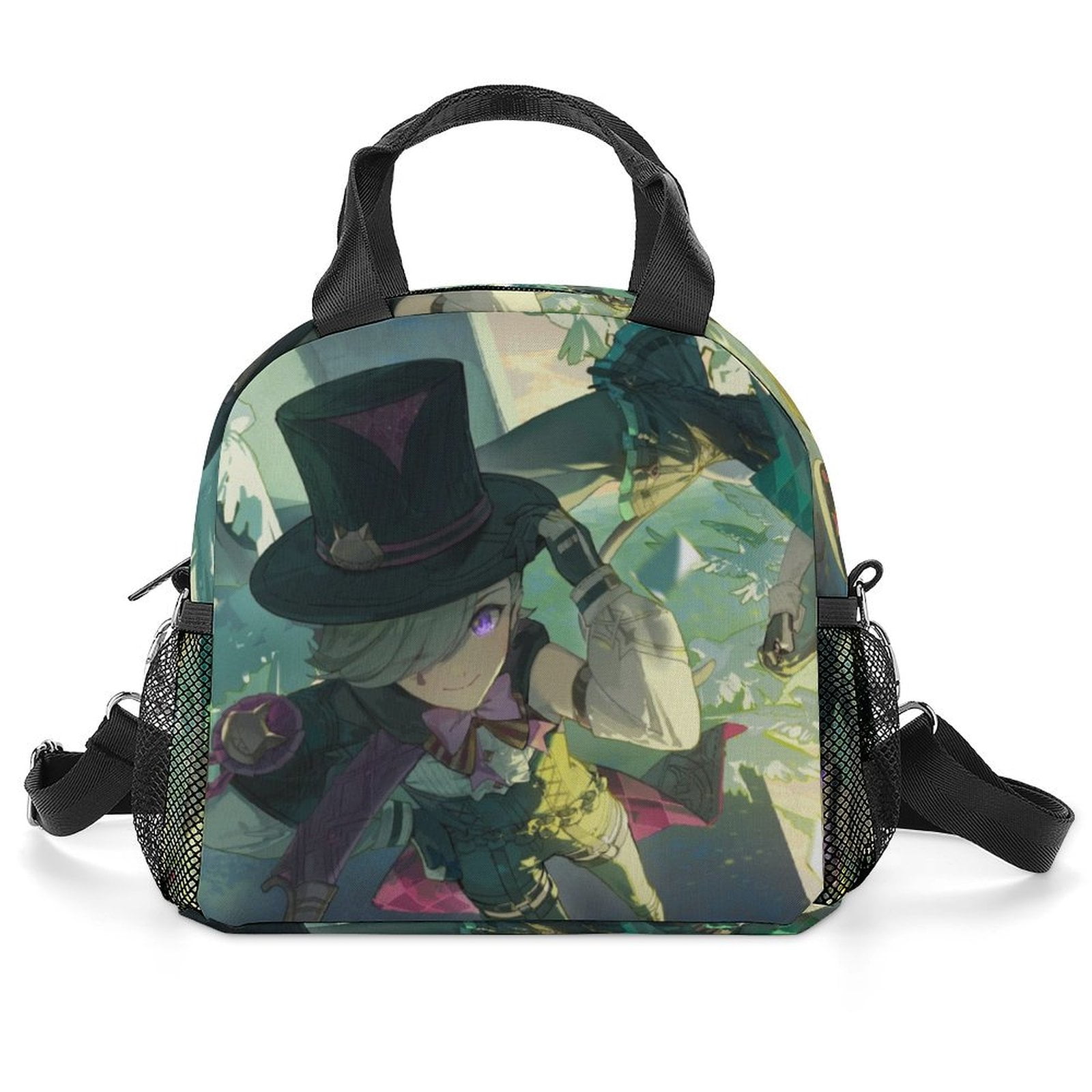 Genshin Impact Lunch Bag, Insulated Lunch Box Large Capacity Reusable ...
