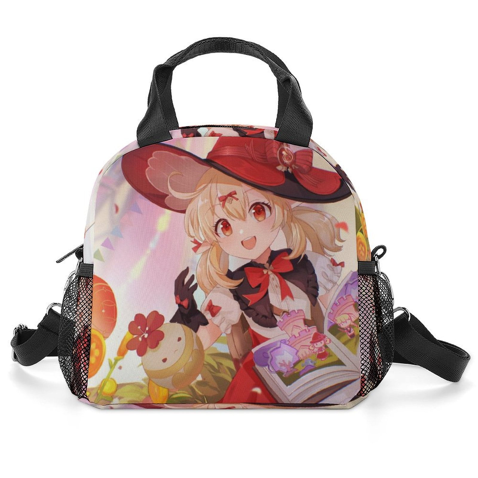 Genshin Impact Lunch Bag, Insulated Lunch Box Large Capacity Reusable ...