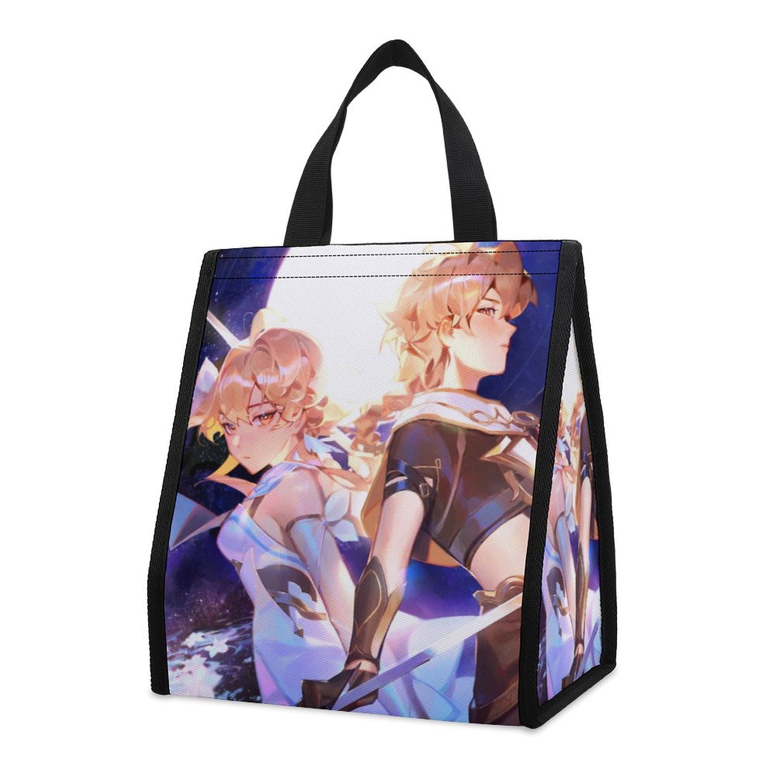 Genshin Impact Lunch Bag, Insulated Lunch Box Large Capacity Reusable ...