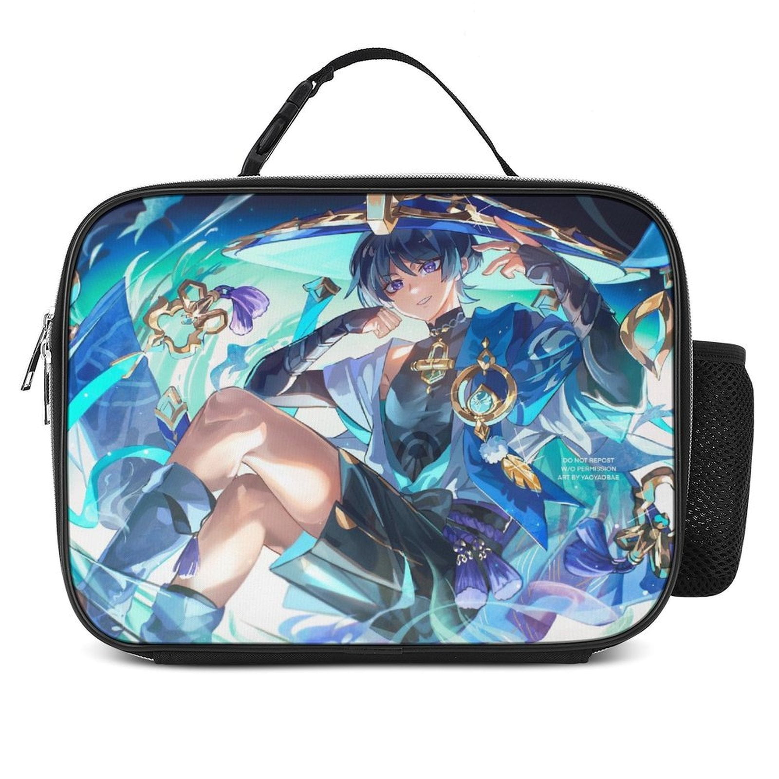 Genshin Impact Lunch Bag, Insulated Lunch Box Large Capacity Reusable ...