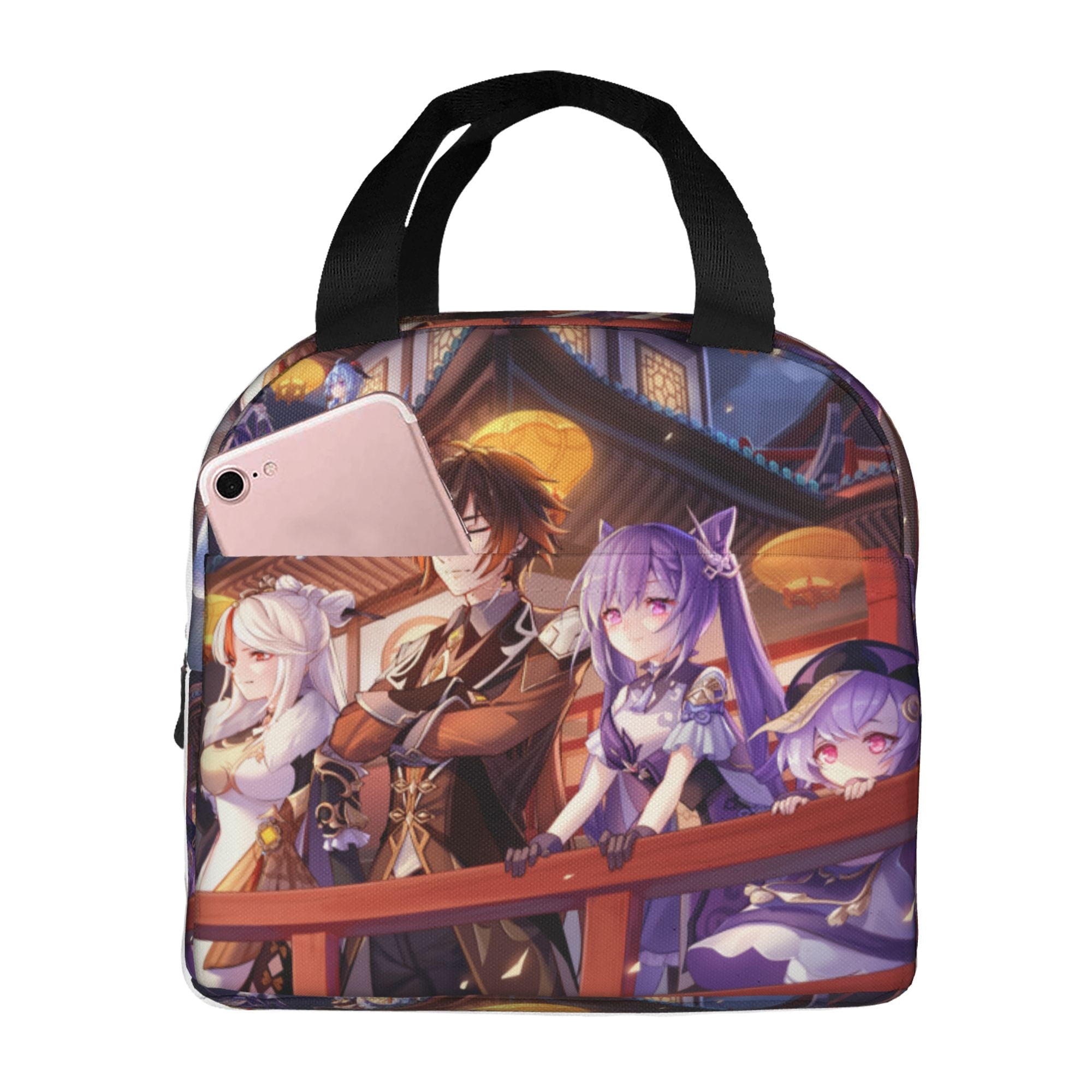Genshin Impact Lunch Bag Lunch Bag Tote Bag Insulated Lunch Box Picnic ...