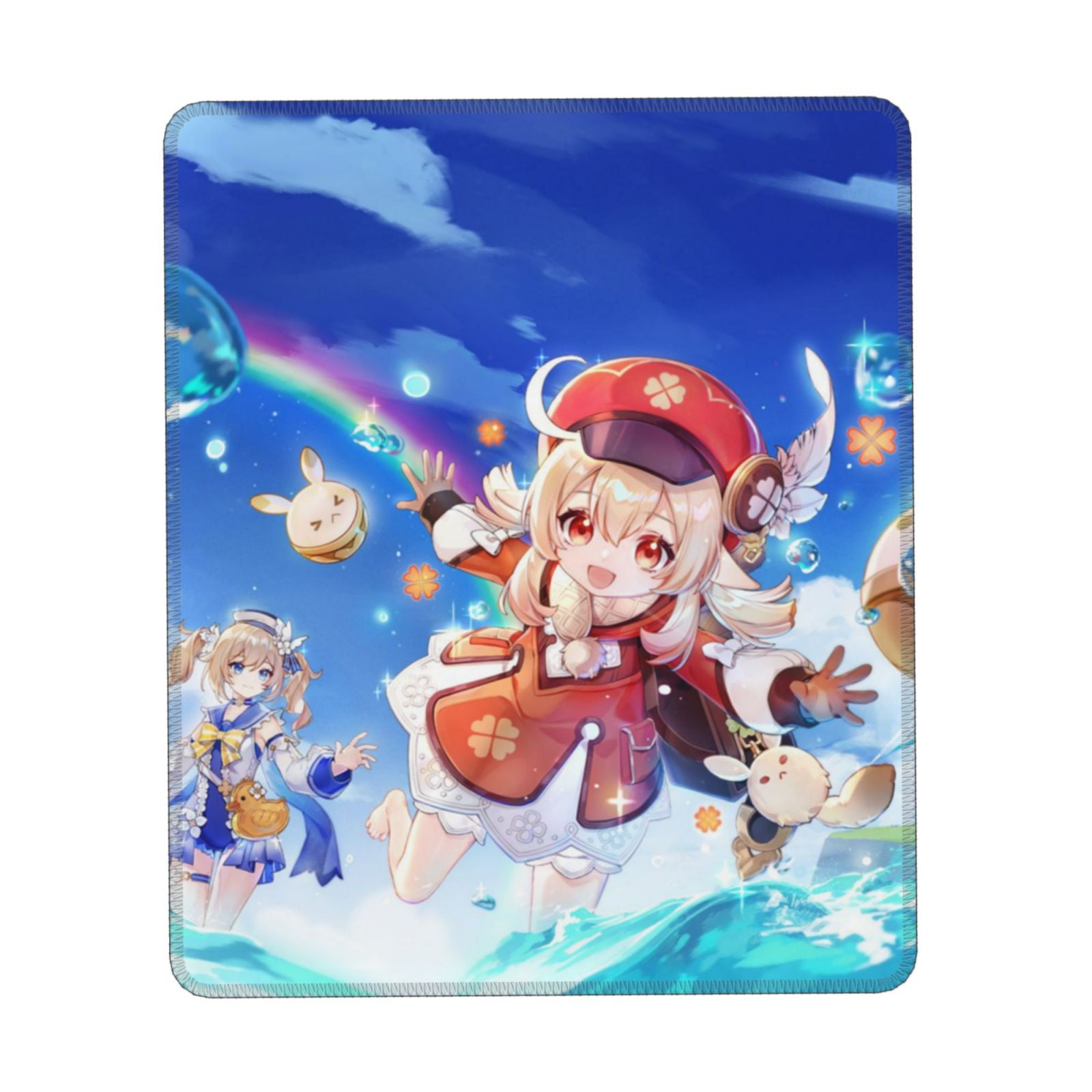 Genshin Impact Mouse Pad 10 X 12 Inch Non-Slip Keyboard Mat Rubber Base ...