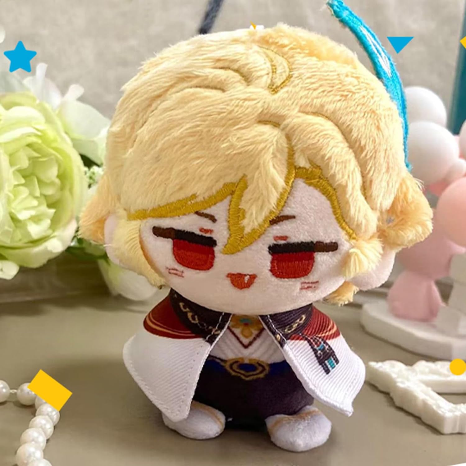 Genshin Impact Plush Keychain_Kaveh Comic Plush,Cute Plush Dolls,Mini Cute Plush Dolls For Fans ...