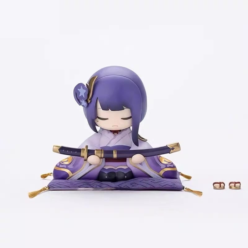 Genshin Impact Raiden Shogun Figure,God of Thunder Statue of Her ...