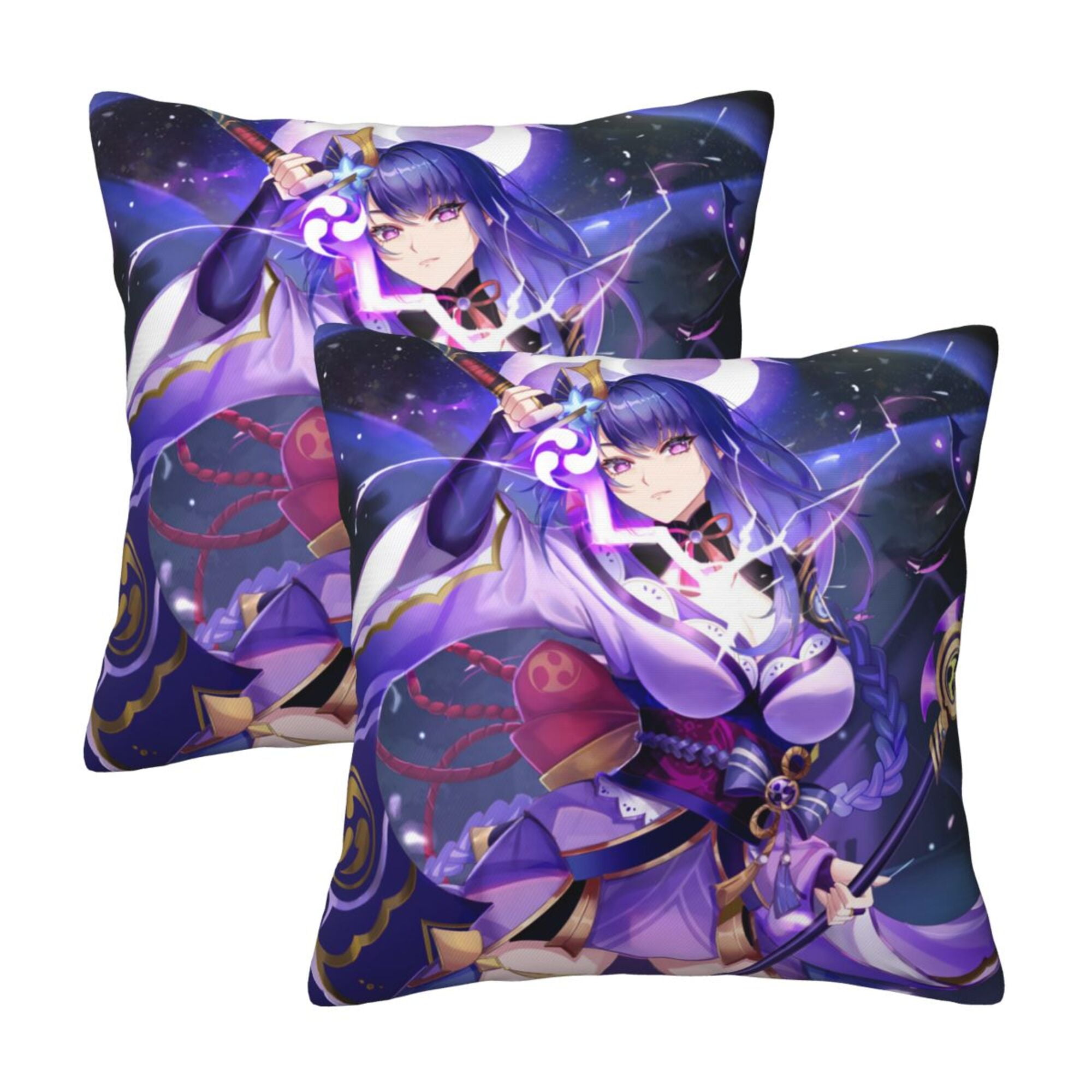 Genshin Impact Raiden Shogun Seasonal Pillow Covers Four Szie h Spring ...