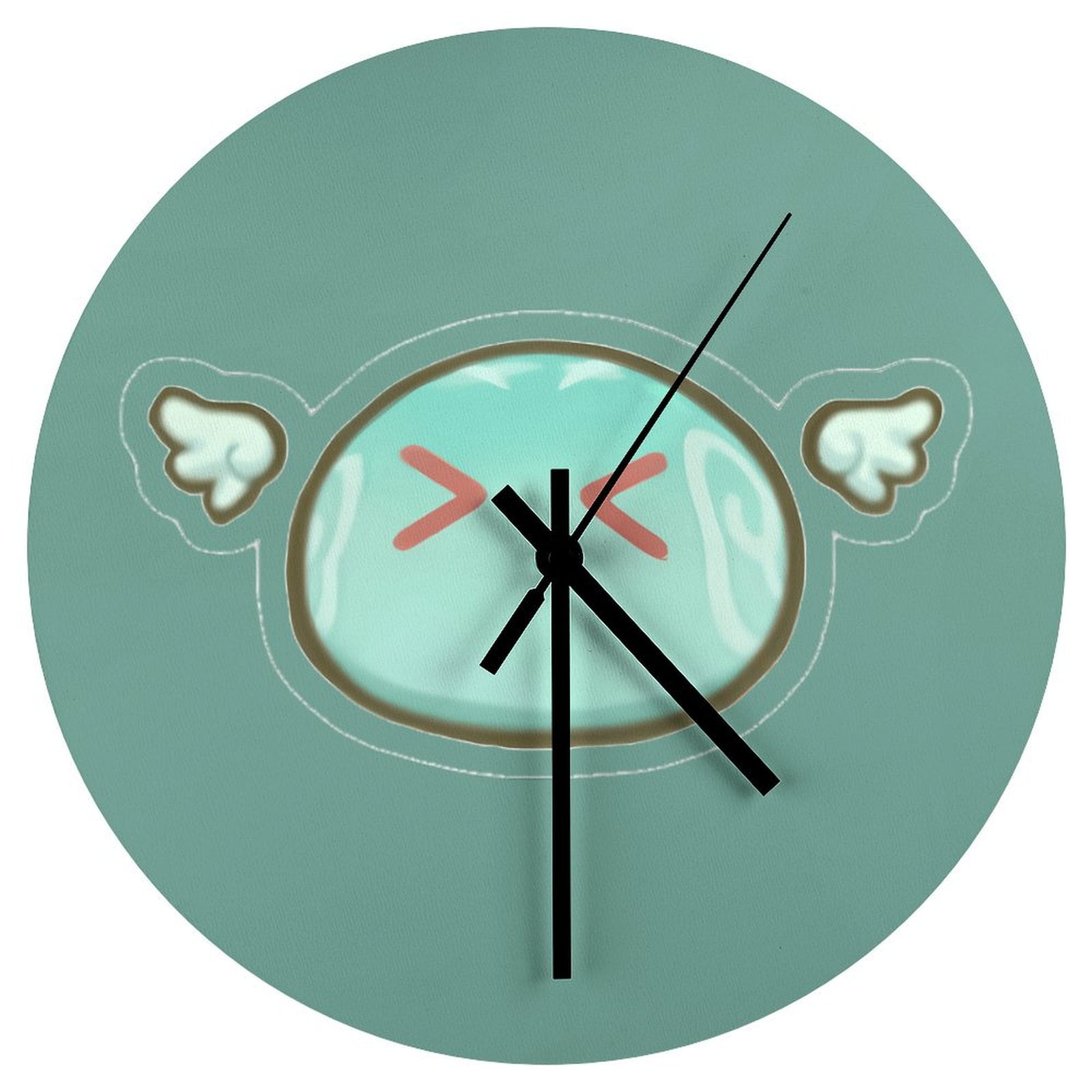 Genshin Impact Simple Wooden Wall Clock Without Scale For Home Living ...