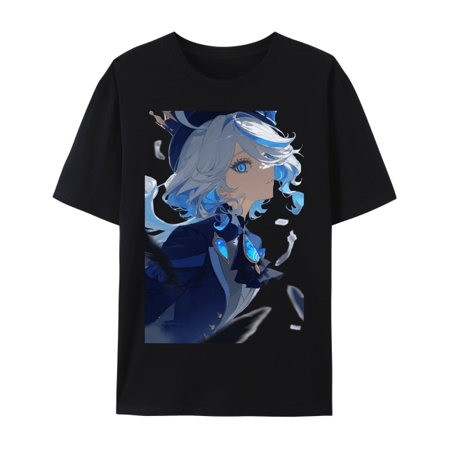 Genshin Impact T Shirt,FURINA Short Sleeve T-Shirt,Genshin Impact Merch ...