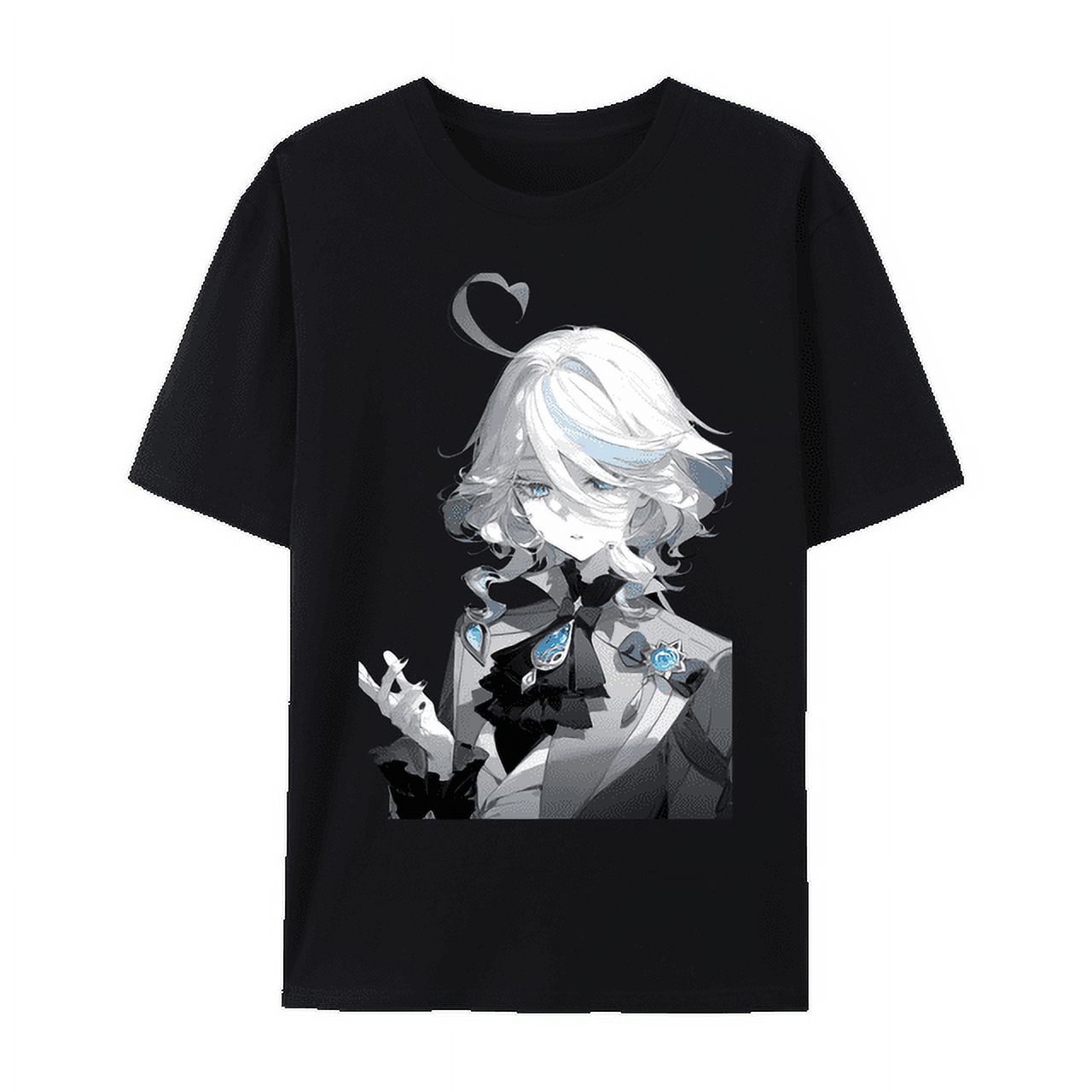 Genshin Impact T Shirt,FURINA Short Sleeve T-Shirt,Genshin Impact Merch ...